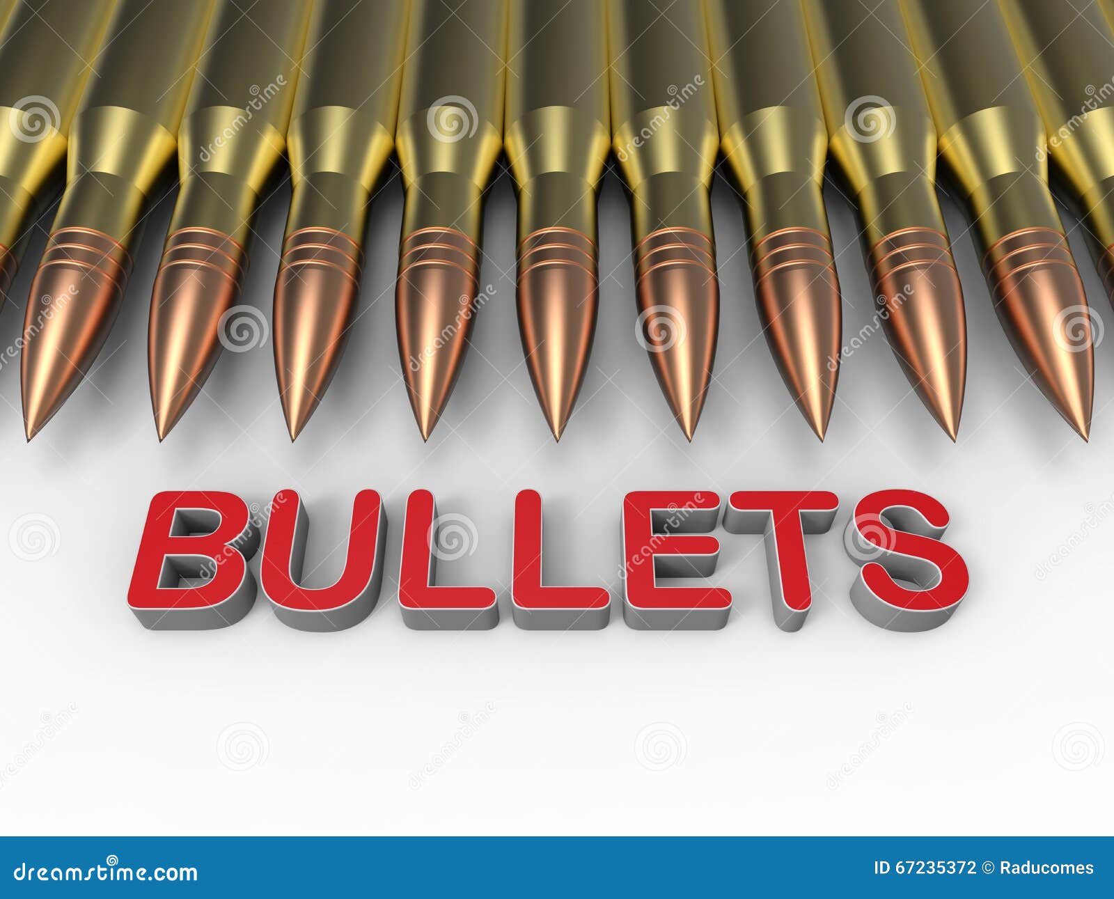 Balas Arranjadas Em Seguido Ilustração Stock - Ilustração de balas ...