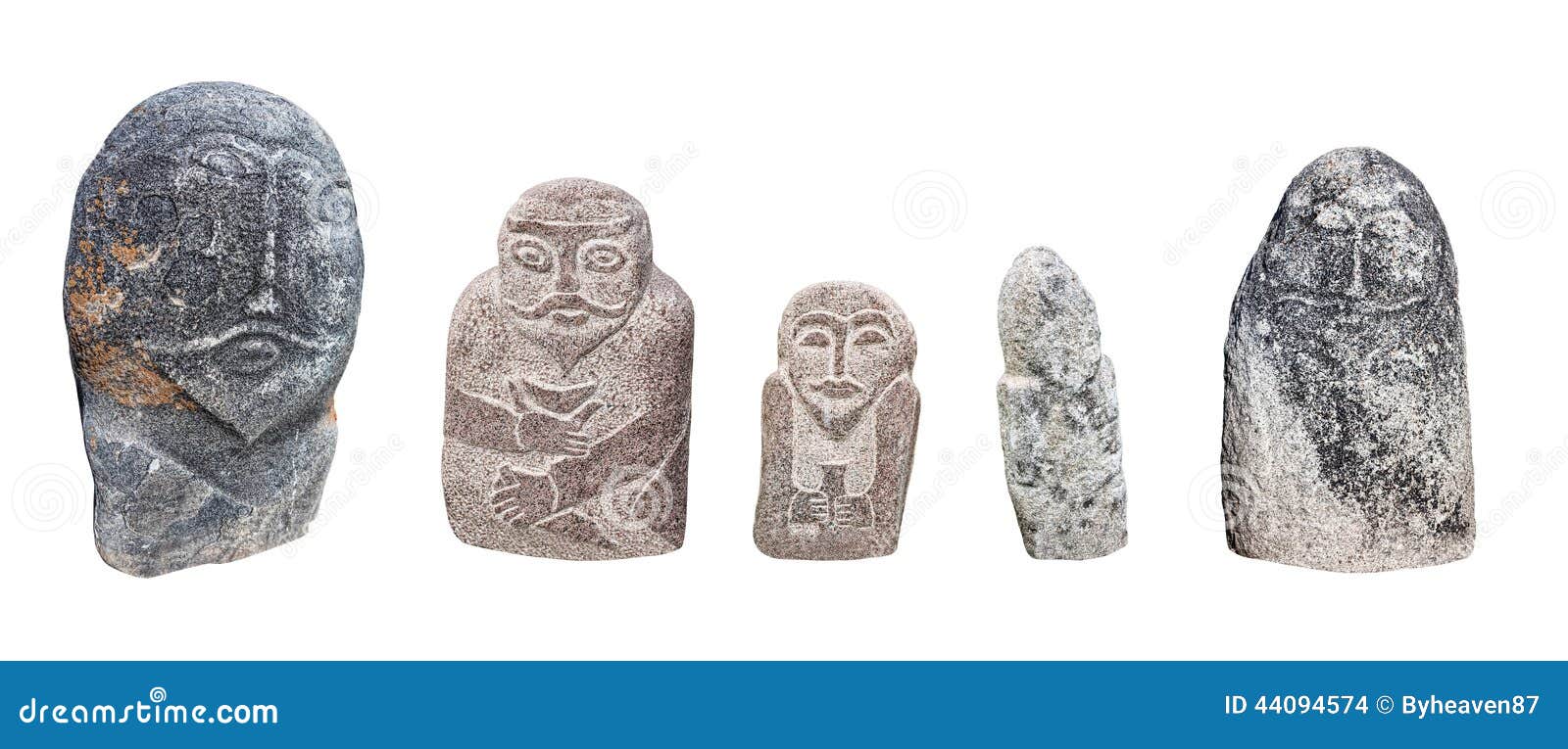 Balbal statues on white stock photo. Image of drawing - 44094574