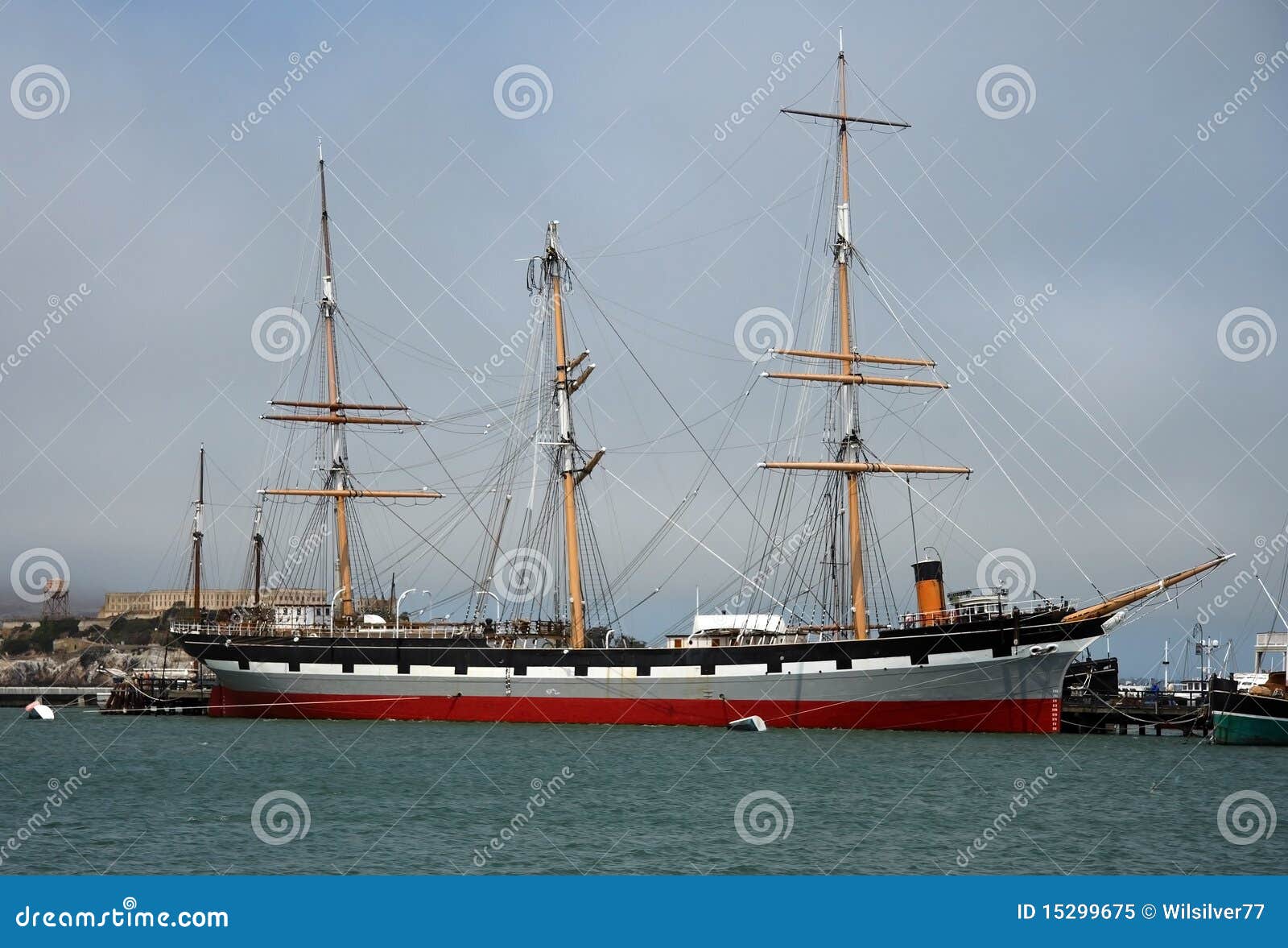 The Balclutha (1886) stock image. Image of frisco, vessel - 15299675