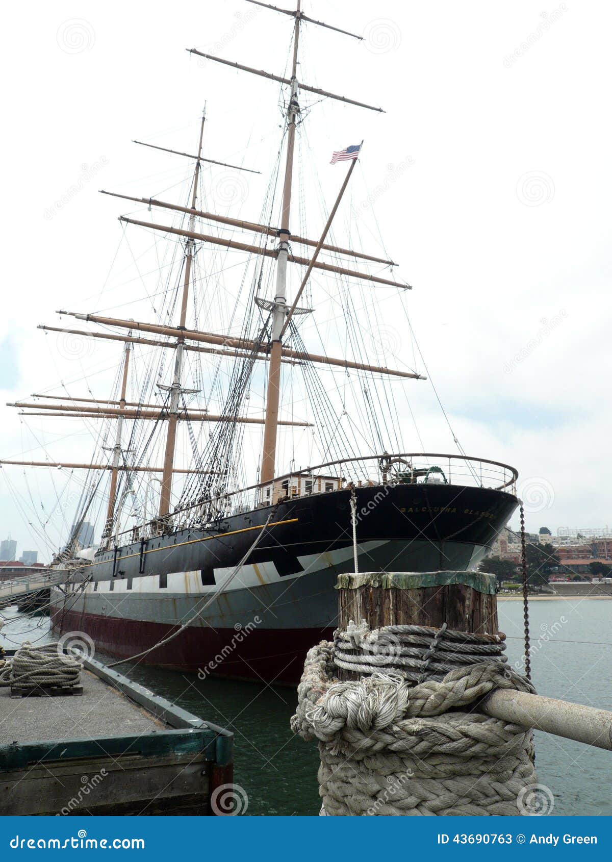 Balclutha - San Francisco Maritime Park Editorial Stock Photo - Image ...