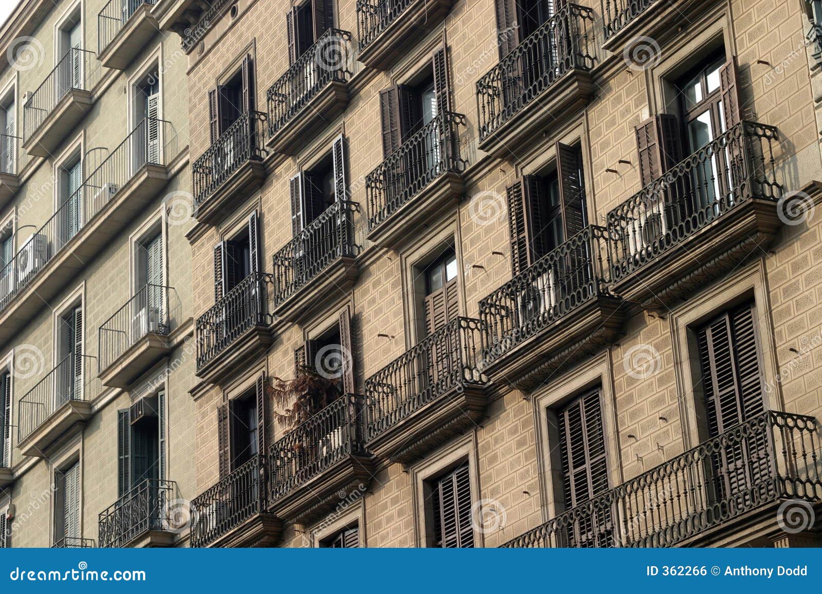 Balconies stock photo. Image of balconies, tenement, house - 362266