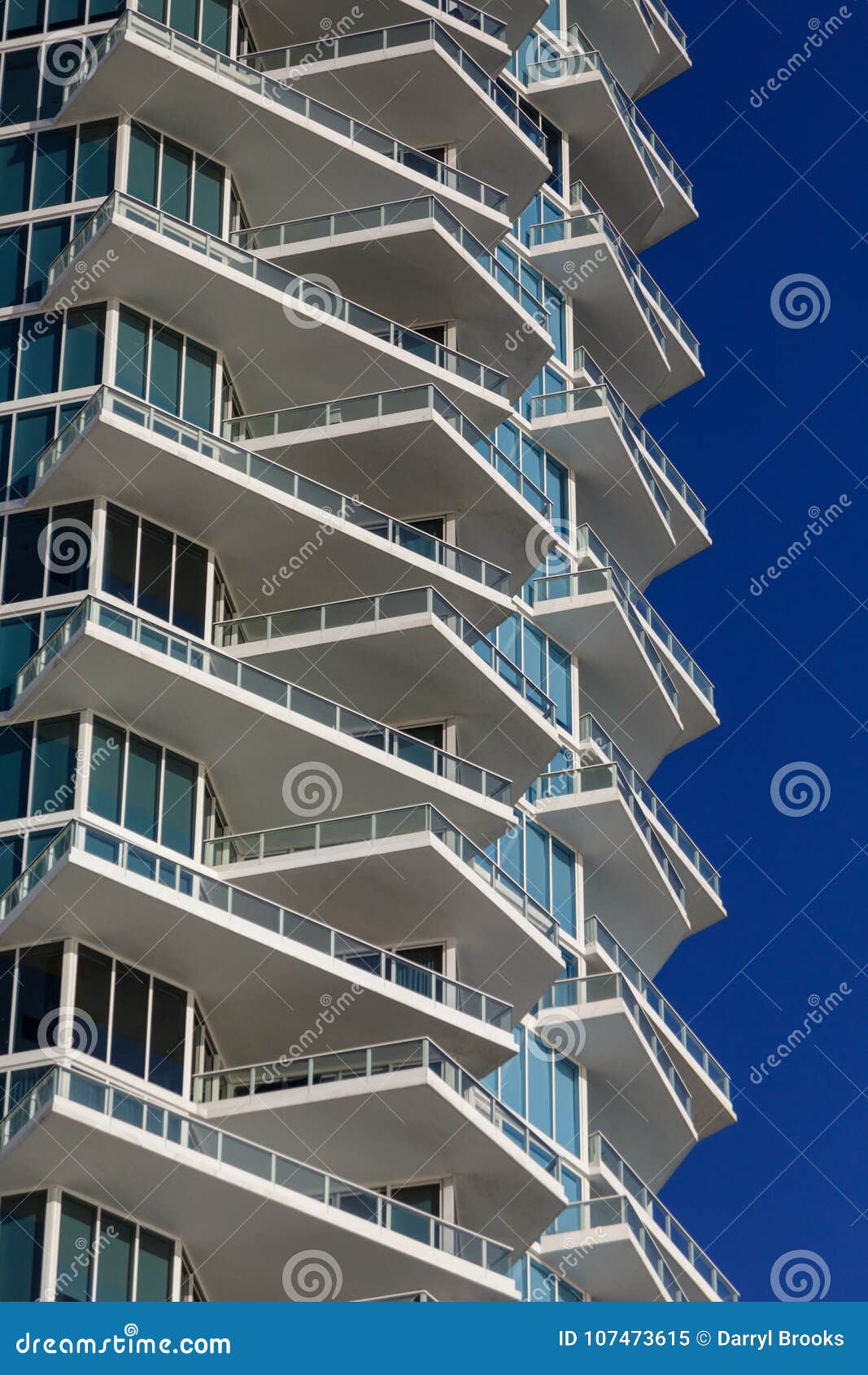 Balconies on Angles stock image. Image of urban, city - 107473615