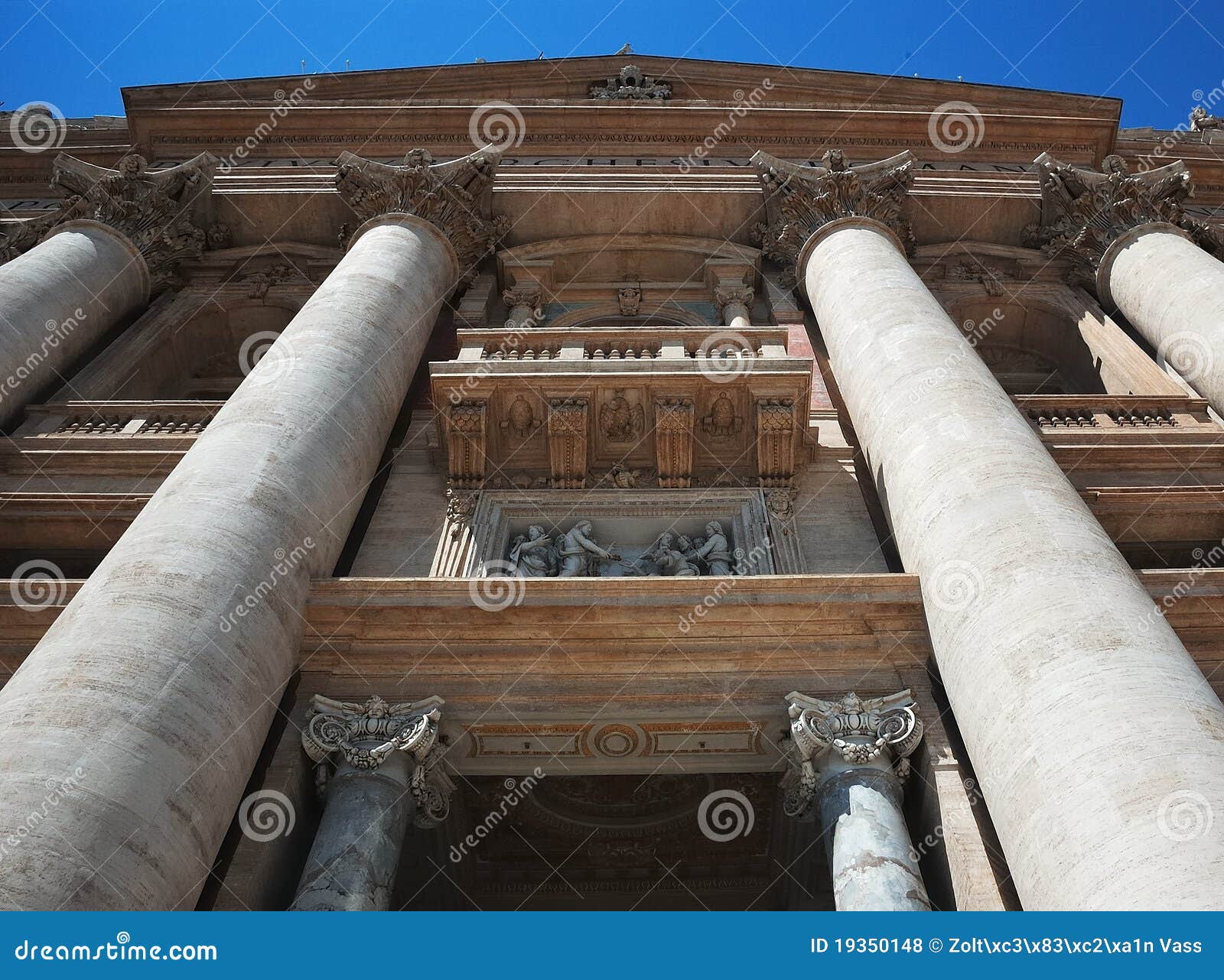 Balcony stock photo. Image of facade, rome, christianity - 19350148