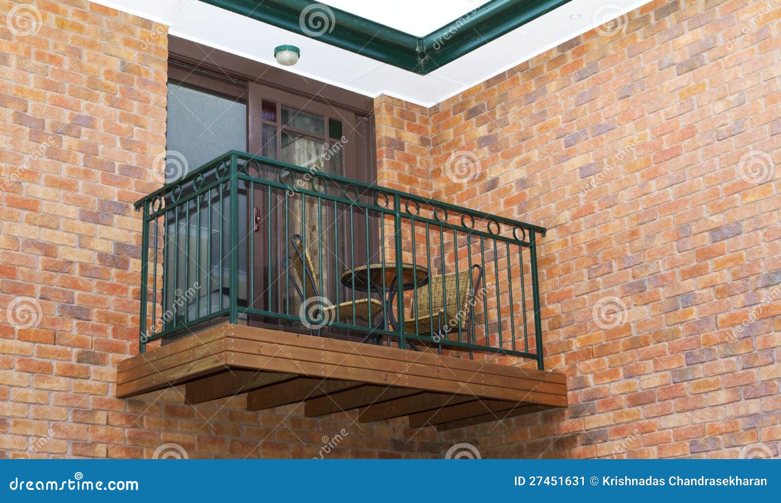 Balcony stock image. Image of house, residential, life - 27451631