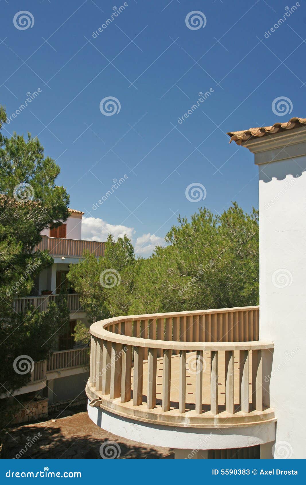Balcony stock image. Image of view, home, exterior, gallery - 5590383