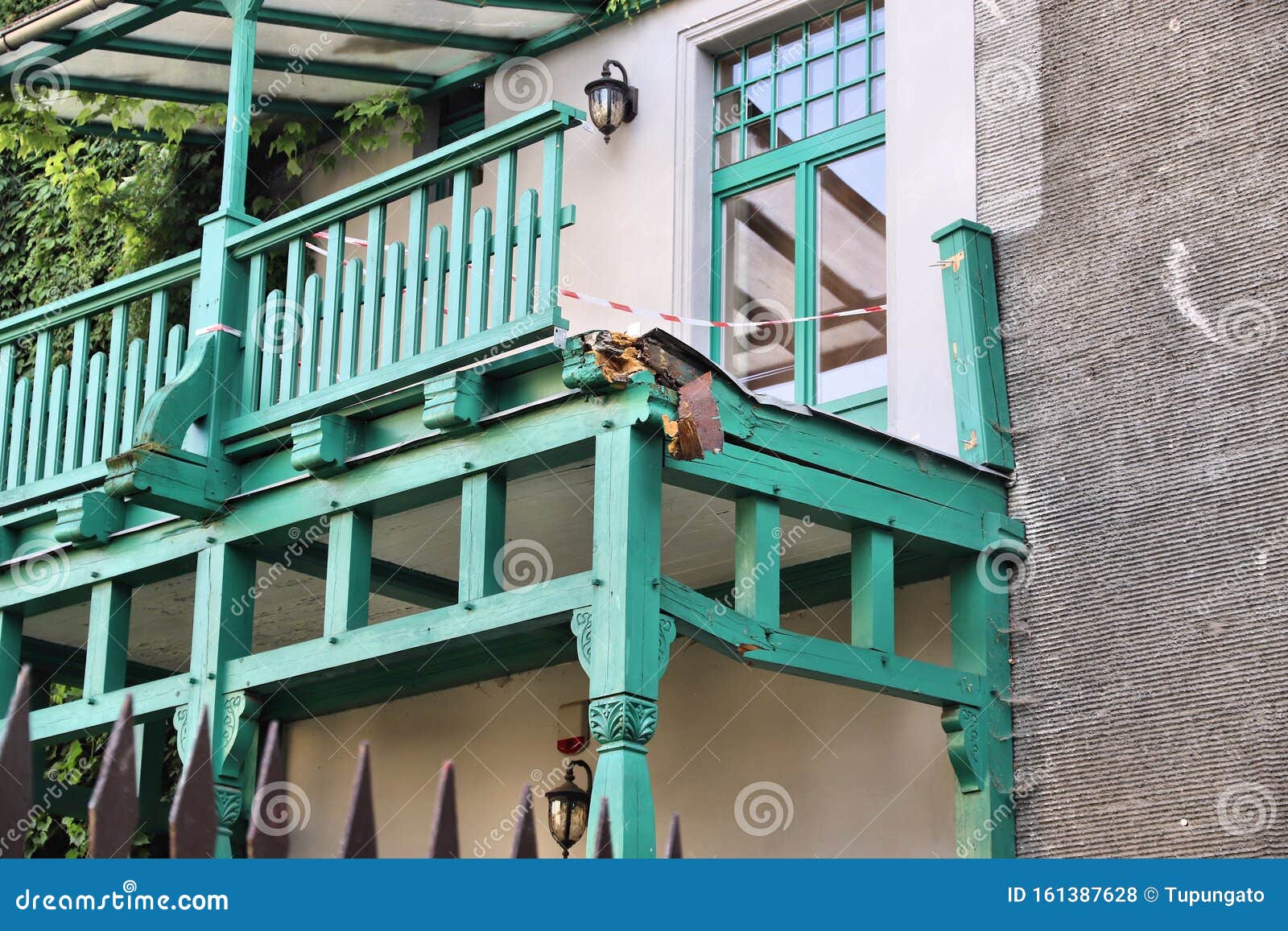 Balcony accident danger stock photo. Image of accident - 161387628