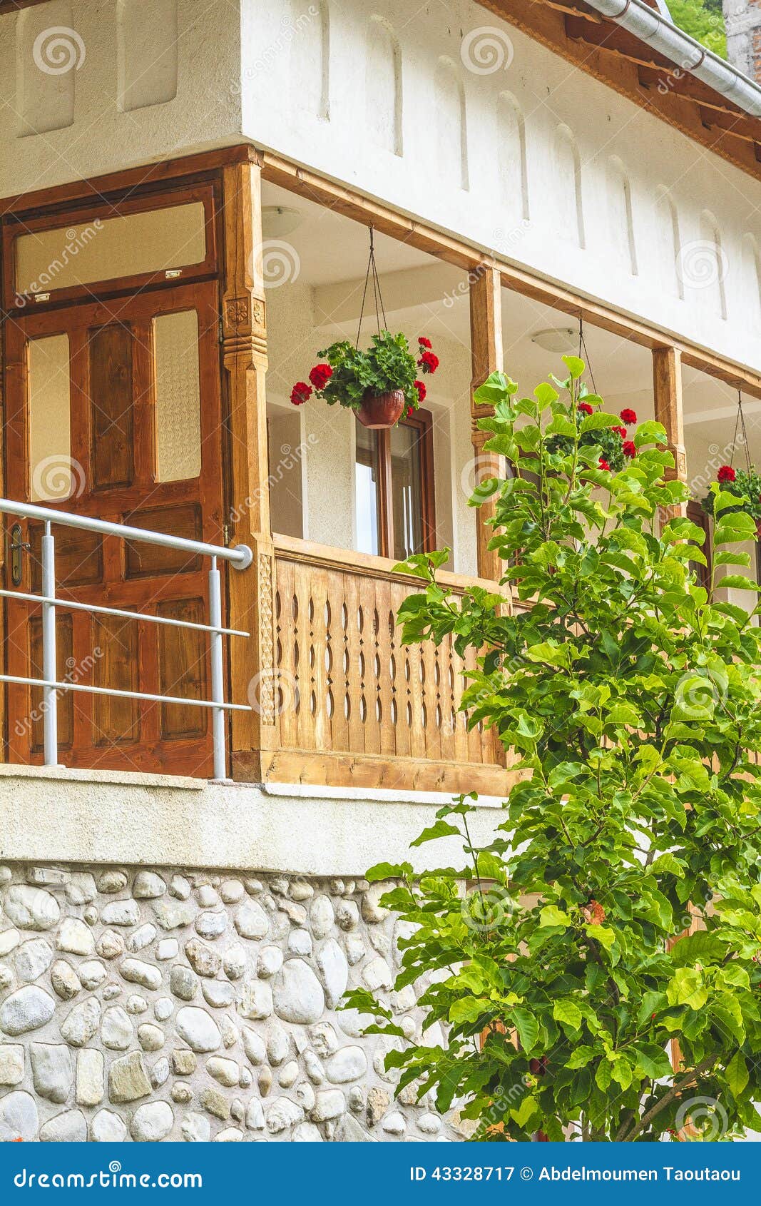 Balcony stock image. Image of abstract, beige, building - 43328717