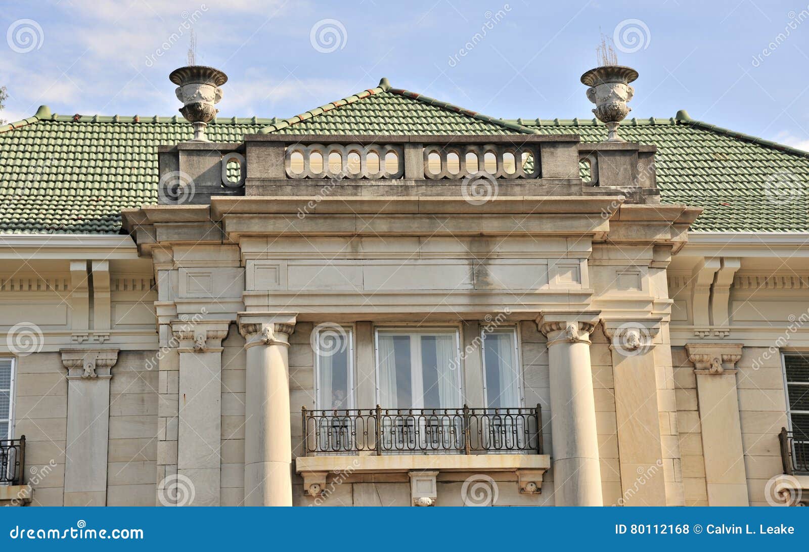 Balcony of Gothic Ancient House Stock Photo - Image of pontoon, branch ...