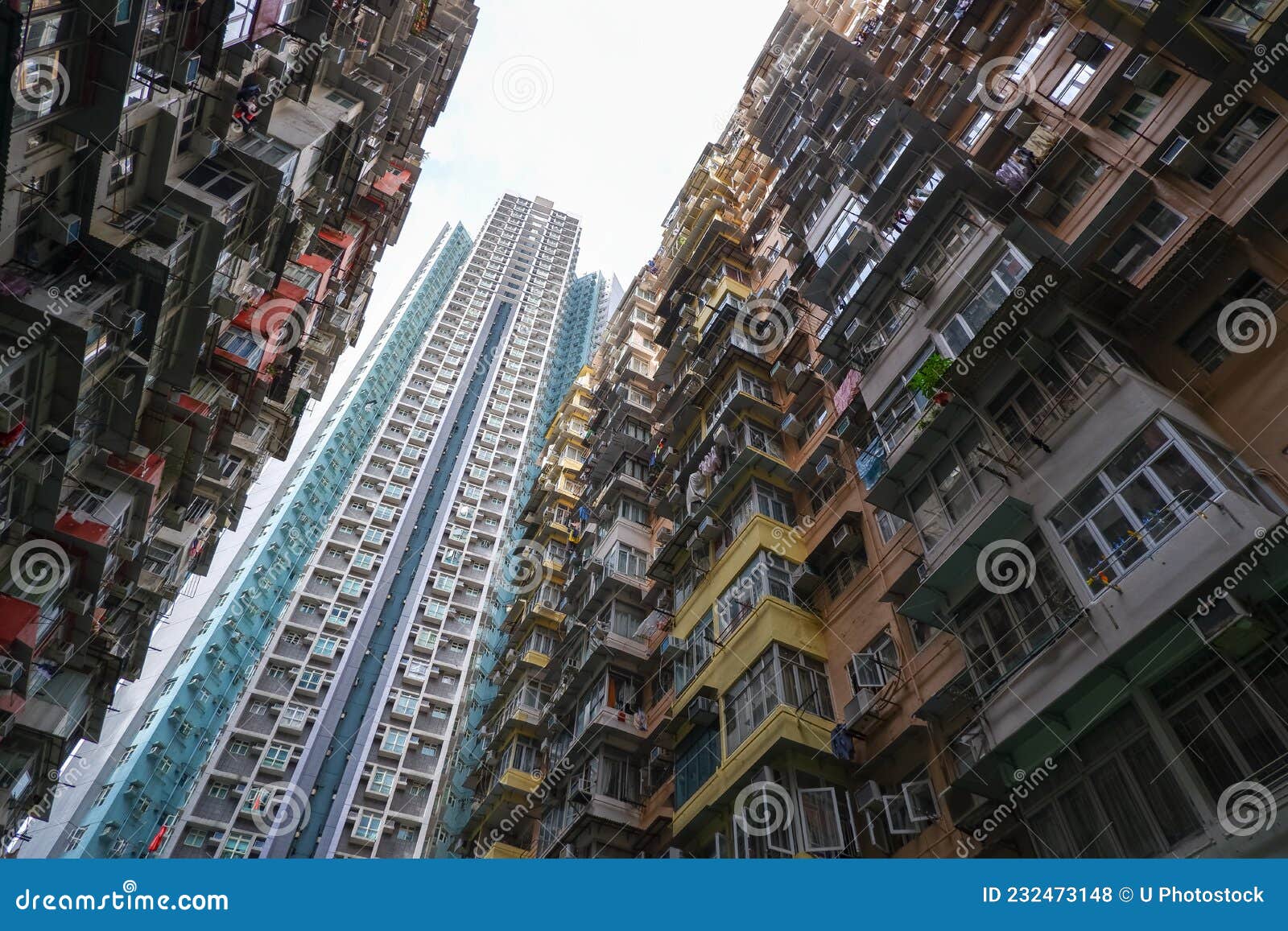 The Balcony of High Rise Building Stock Photo - Image of downtown ...