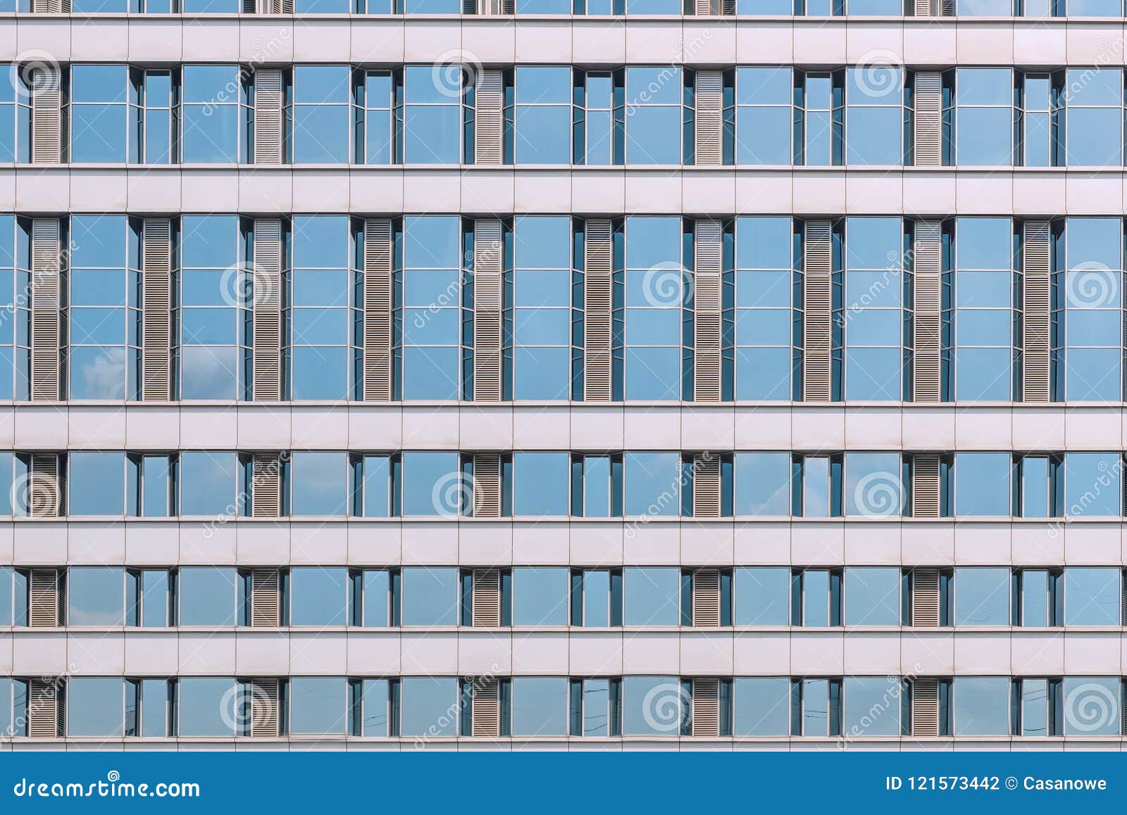 Balcony of Modern Apartment Building in the City Downtown Stock Photo ...