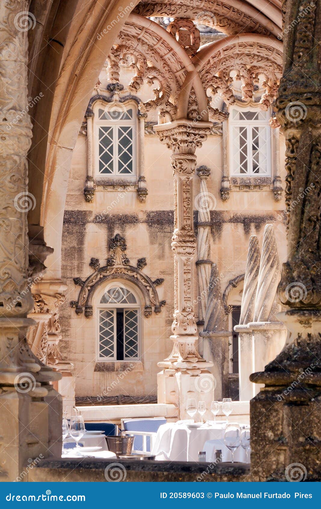 Balcony in old castle stock image. Image of palace, frame - 20589603