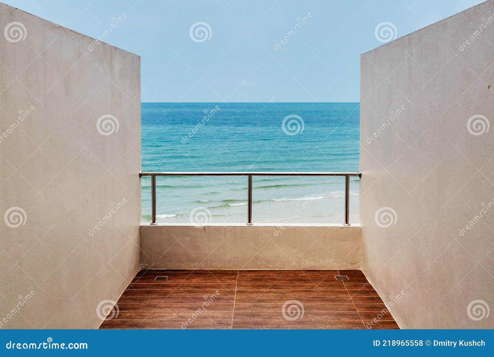 Balcony Overlooking the Sea Stock Photo - Image of luxury, looking ...