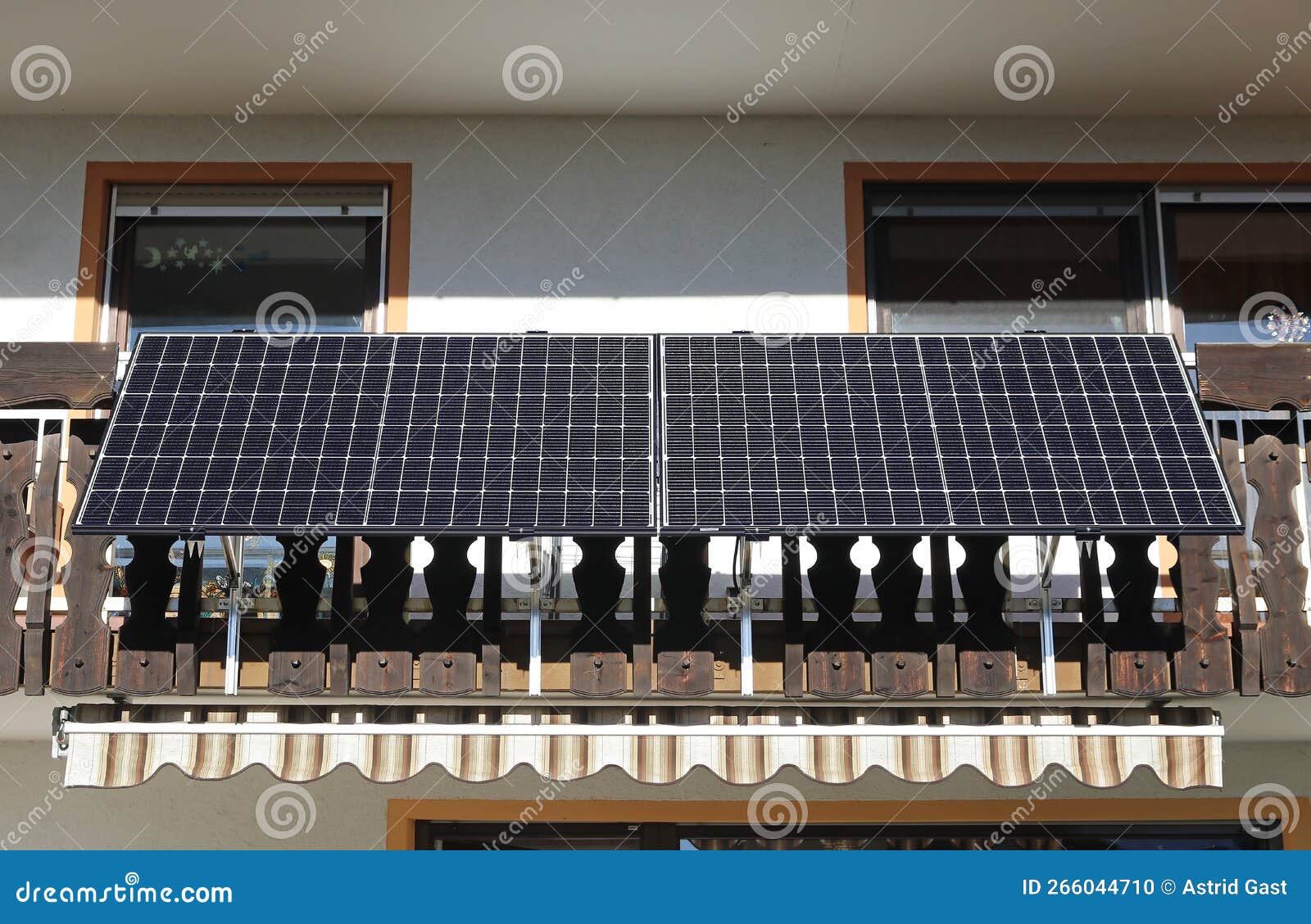 A Balcony Power Plant is Also Suitable for Older Houses Stock Photo ...