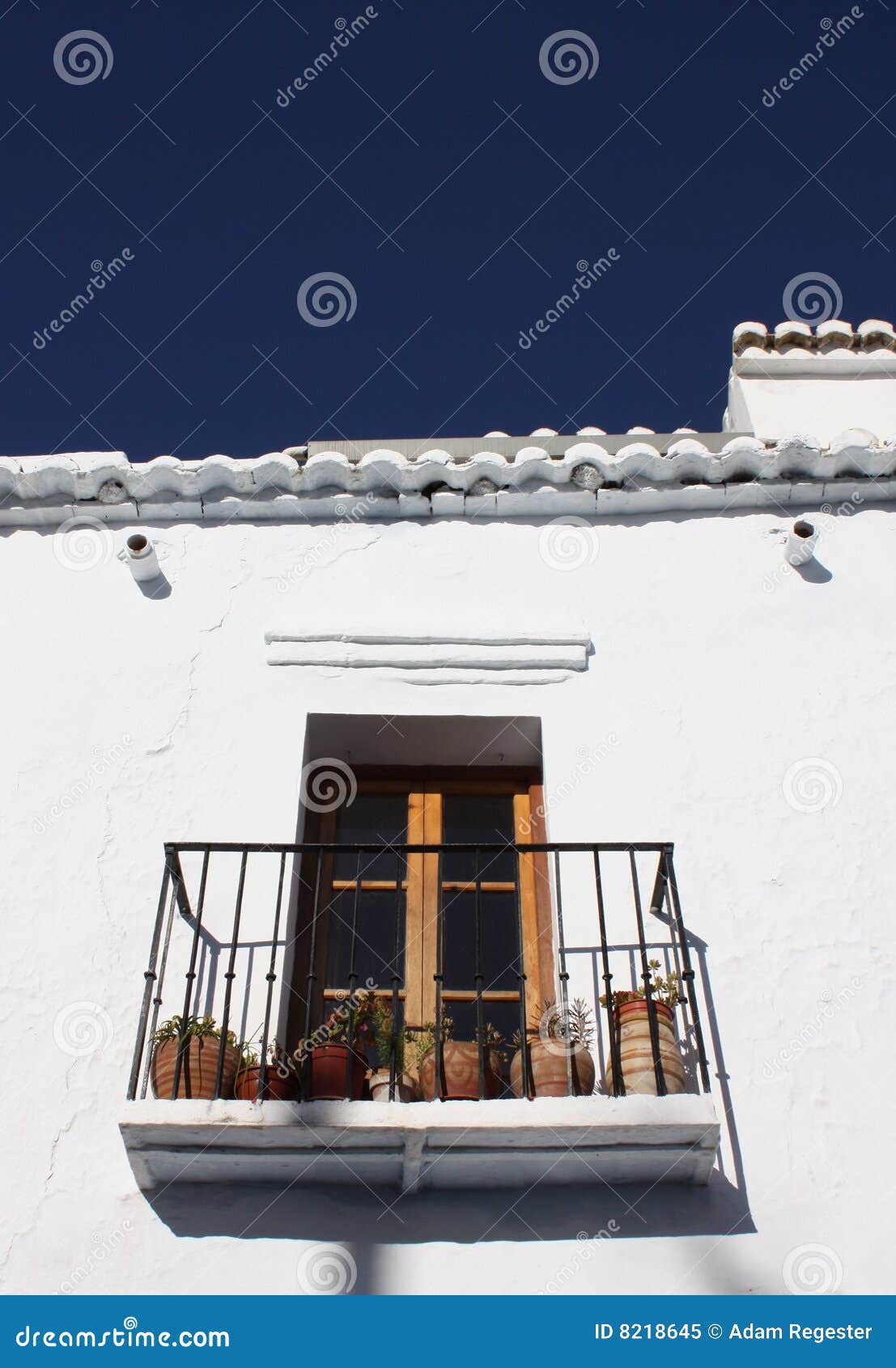 Balcony ( Spain ) stock image. Image of tiles, architecture - 8218645