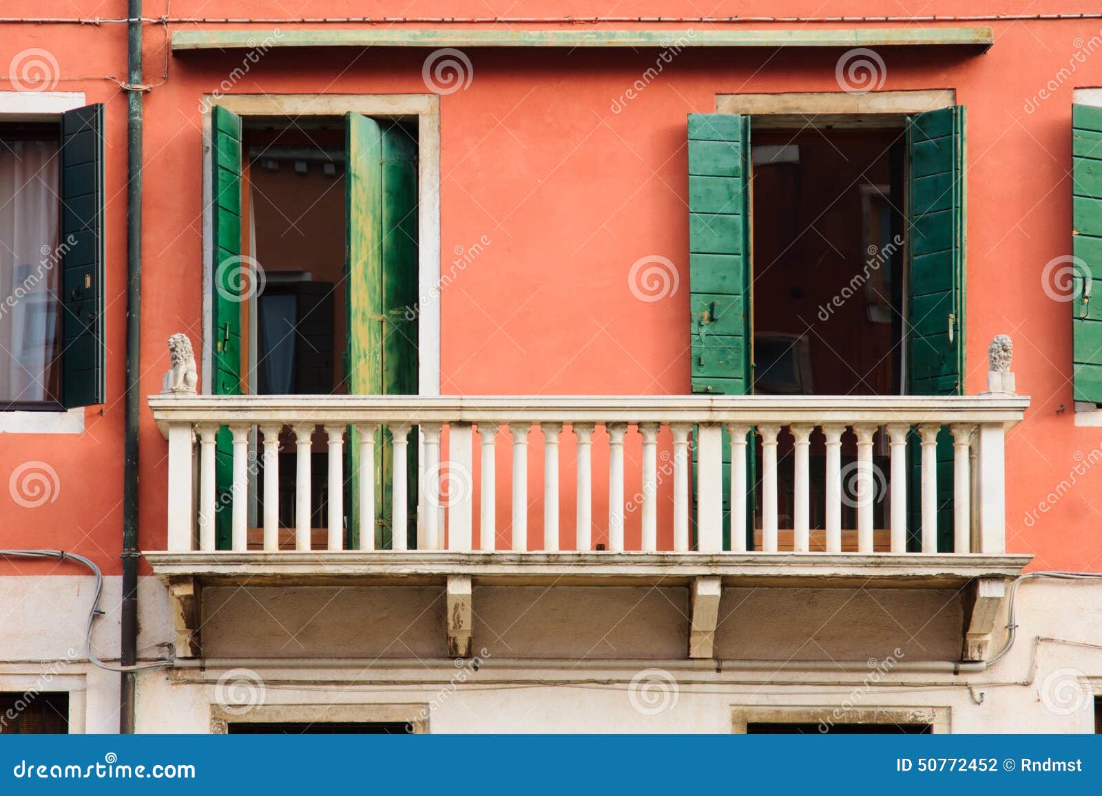 Balcony, Venice stock photo. Image of vertical, venetian - 50772452