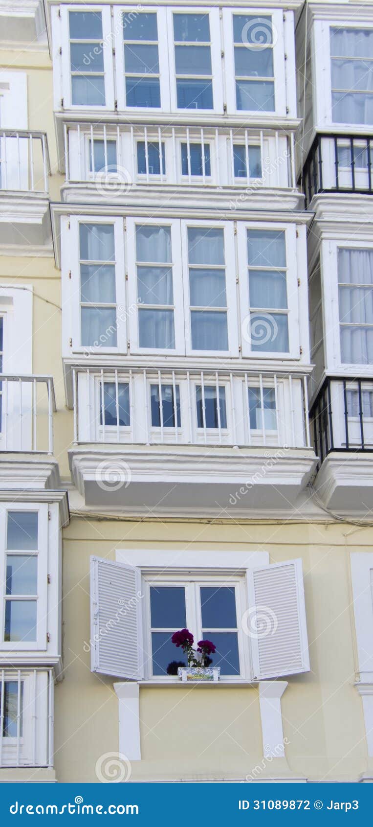 Balcony vertical stock photo. Image of home, architecture - 31089872
