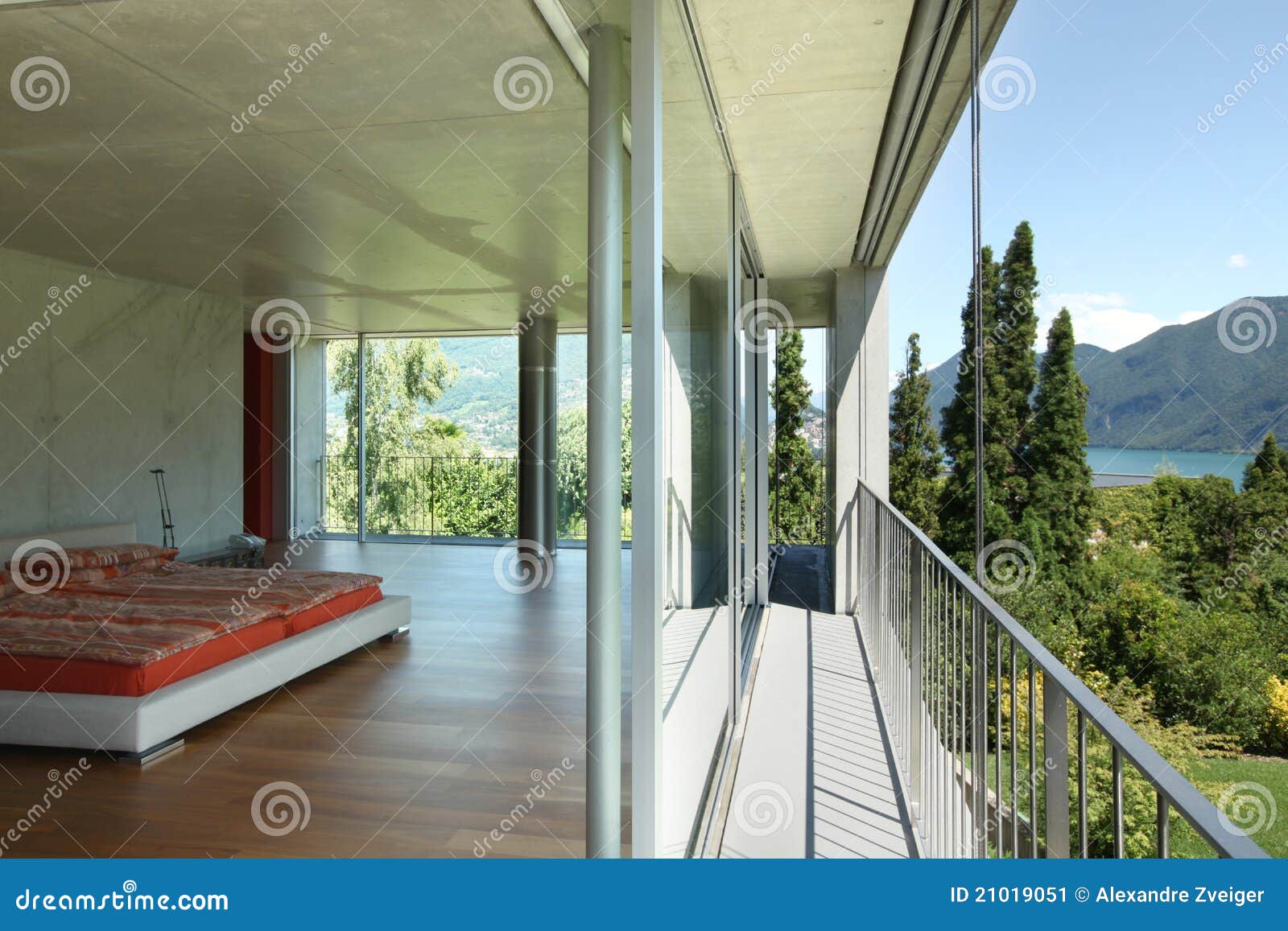 Balcony view stock image. Image of attilio, garden, room - 21019051