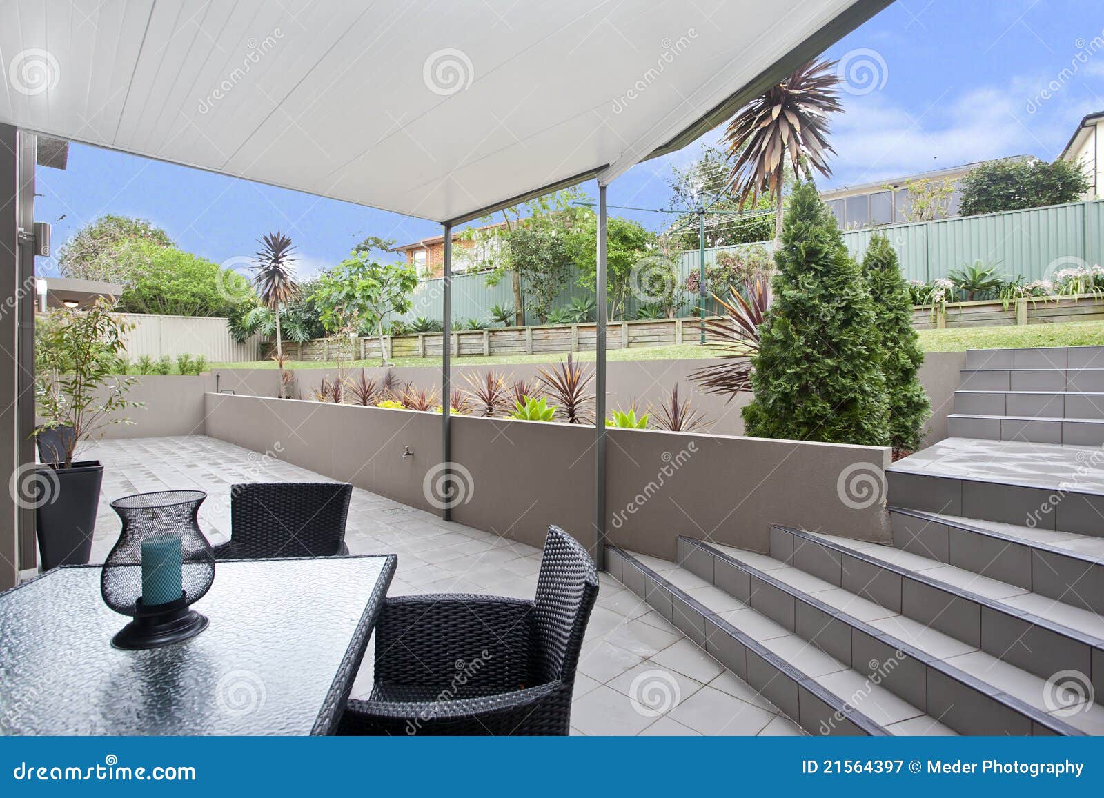 Balcony with a view stock image. Image of luxury, panorama - 21564397