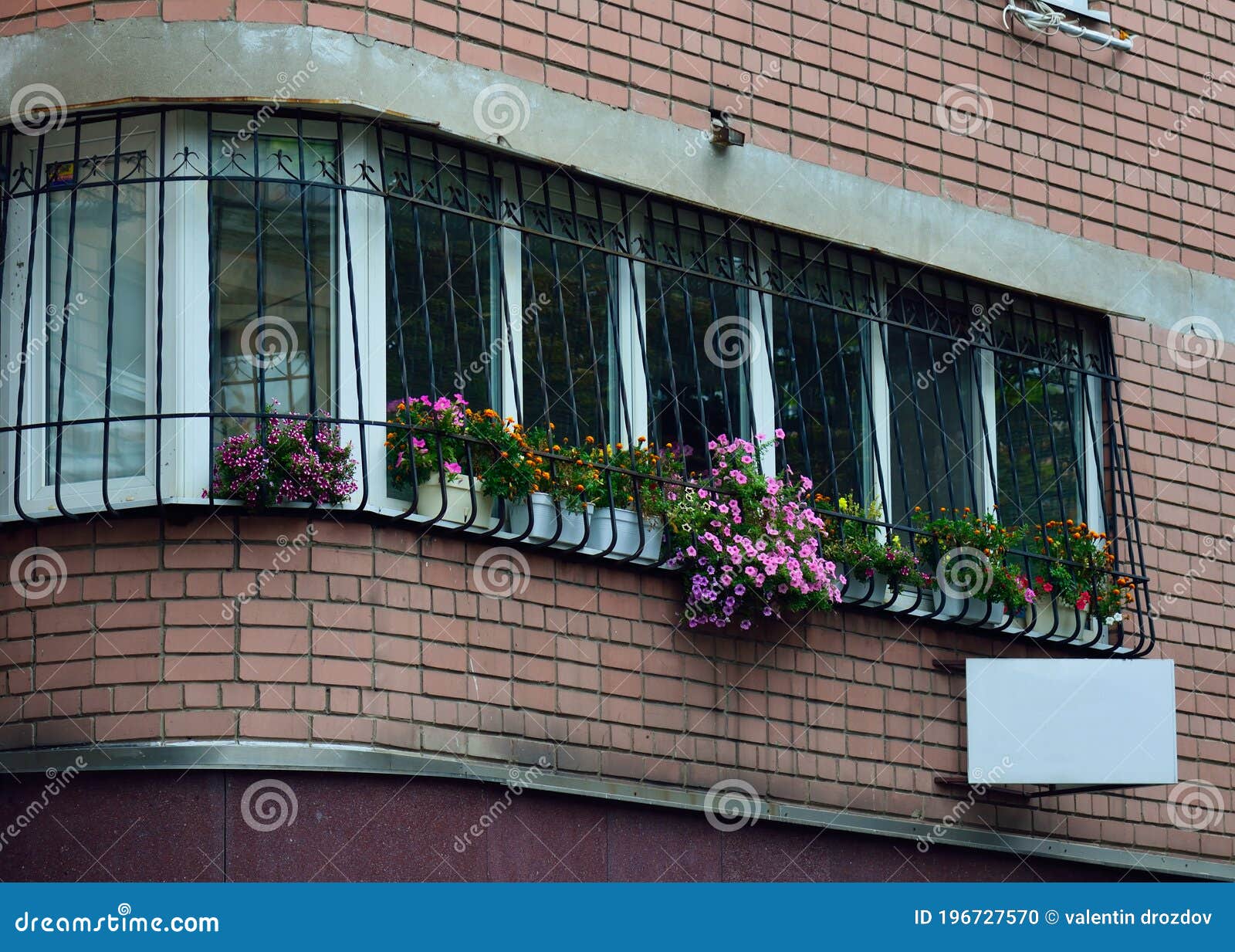 Balcony With Windows Royalty-Free Stock Photo | CartoonDealer.com ...