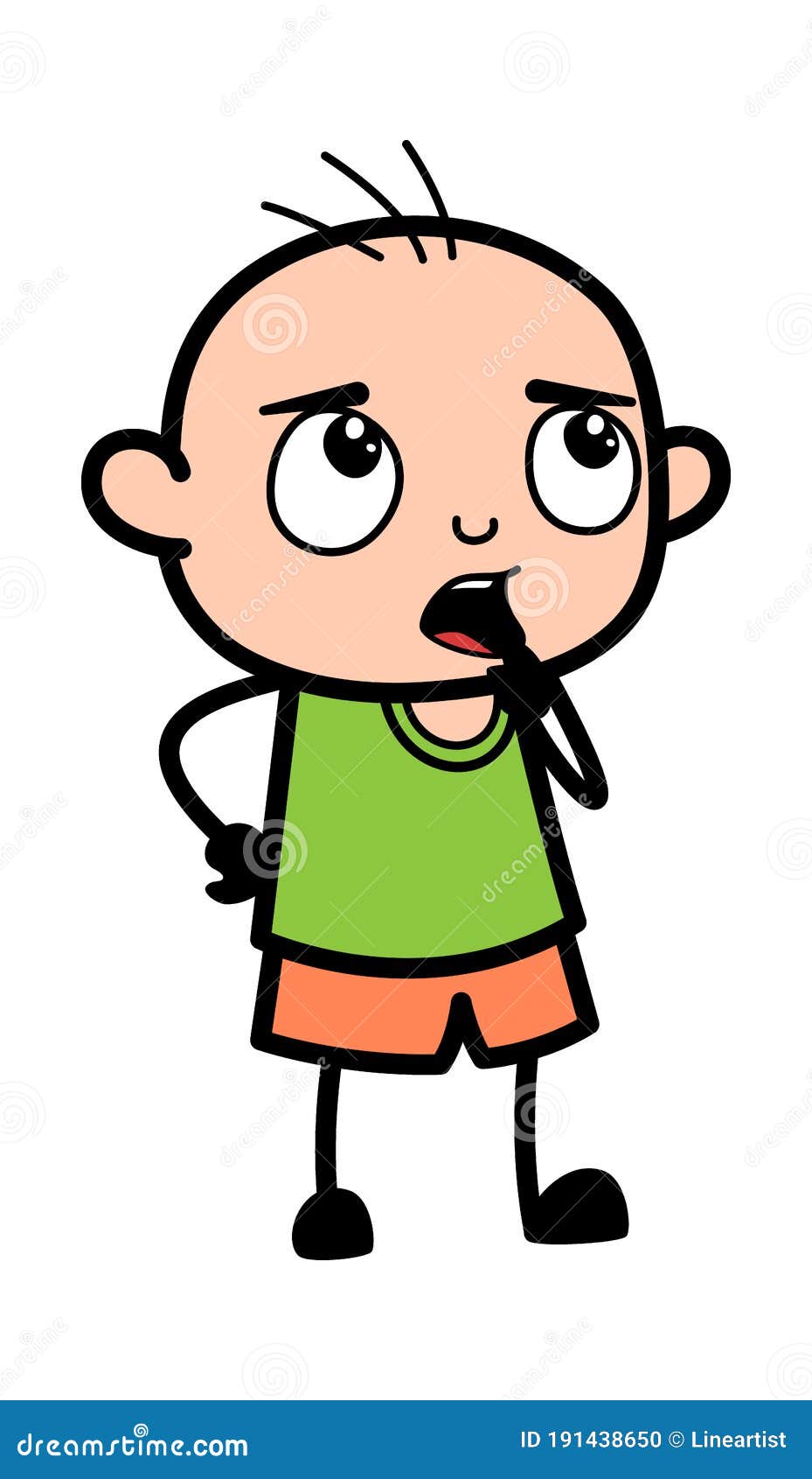 Cartoon Man Wondering | CartoonDealer.com #15457001