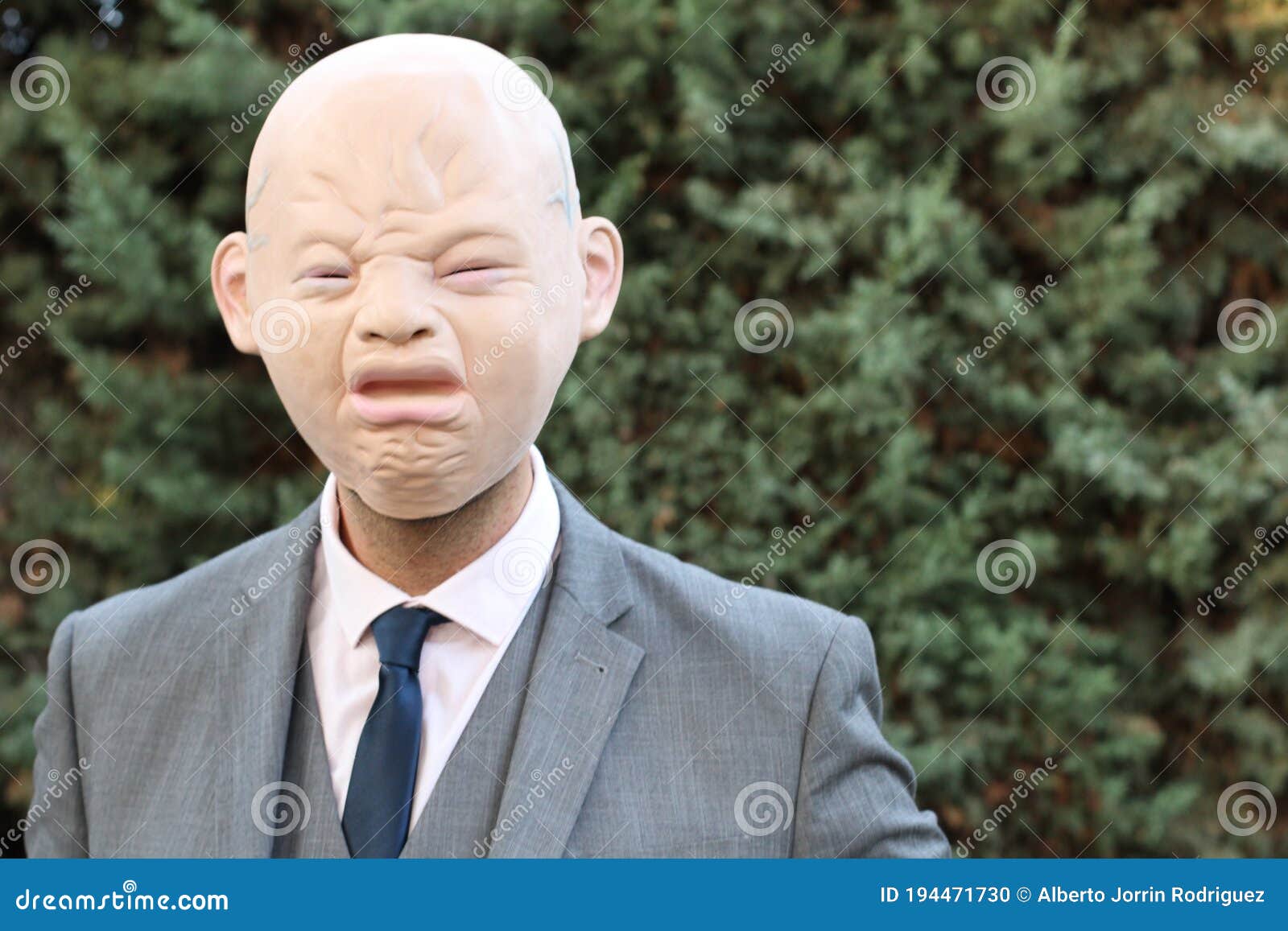 Bald Businessman Crying Close Up Stock Photo - Image of hurt, business ...