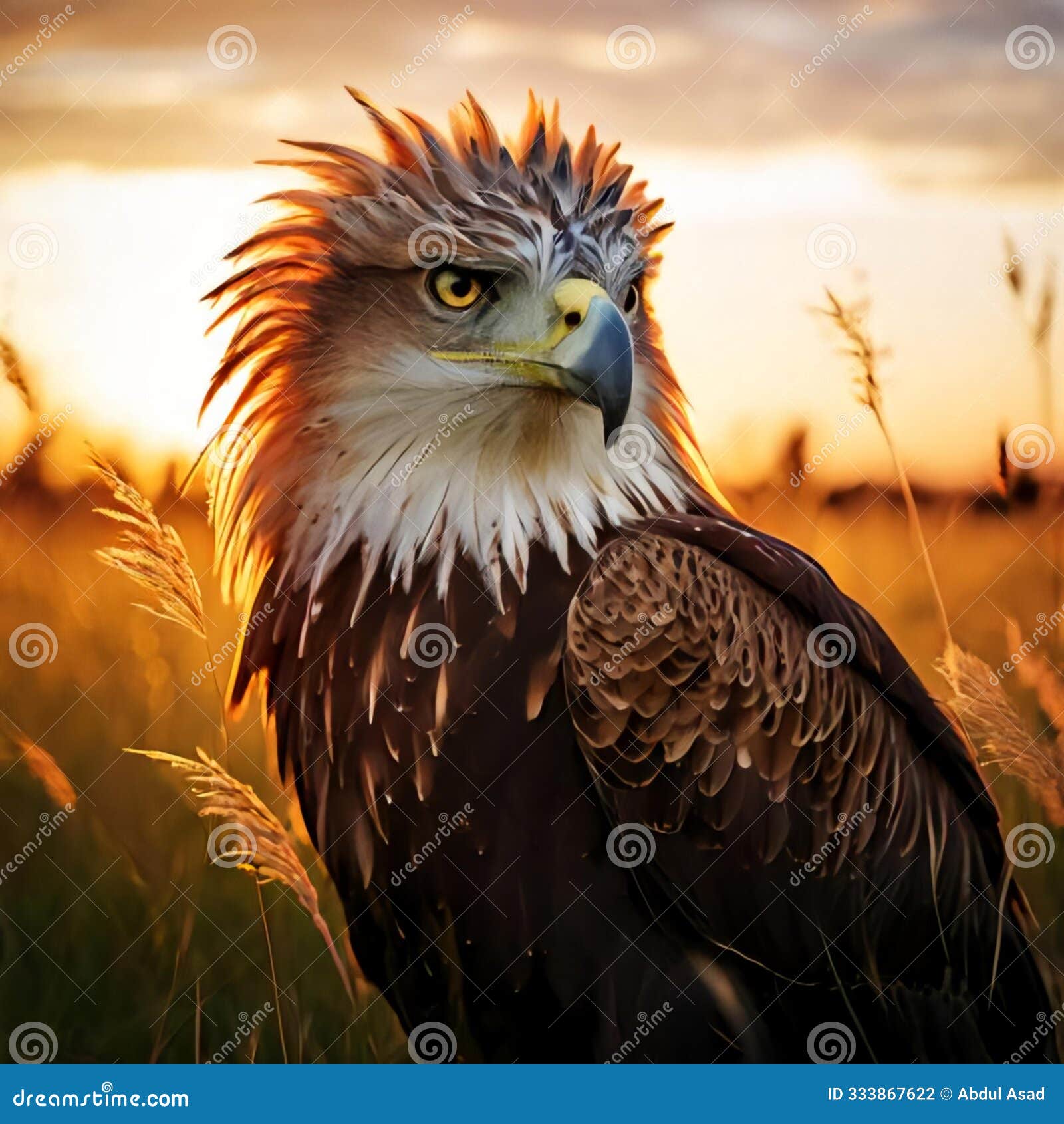Bald Eagle Head Shot. American Bald Eagle Front View and Head Shot ...