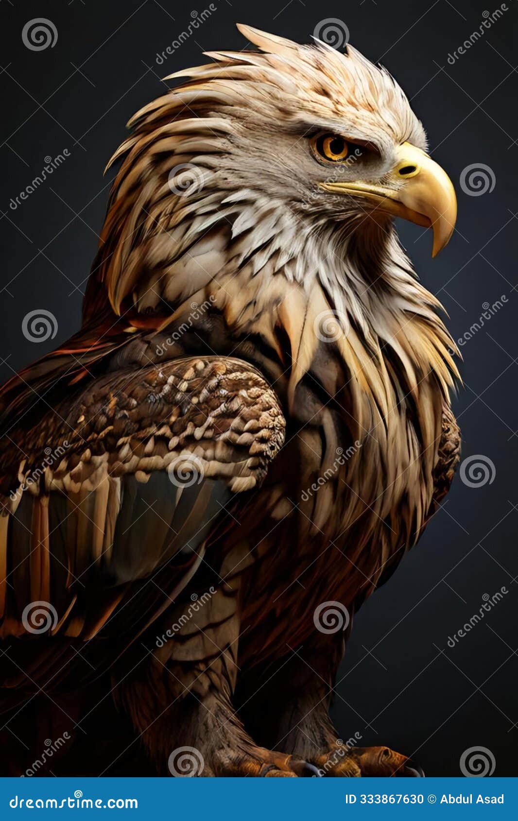 Bald Eagle Head Shot. American Bald Eagle Front View and Head Shot ...