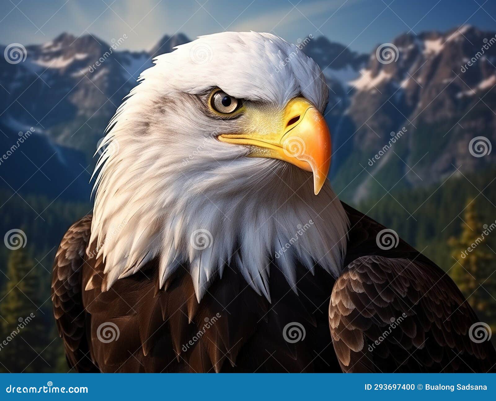 Bald Eagle stock illustration. Illustration of bald - 293697400