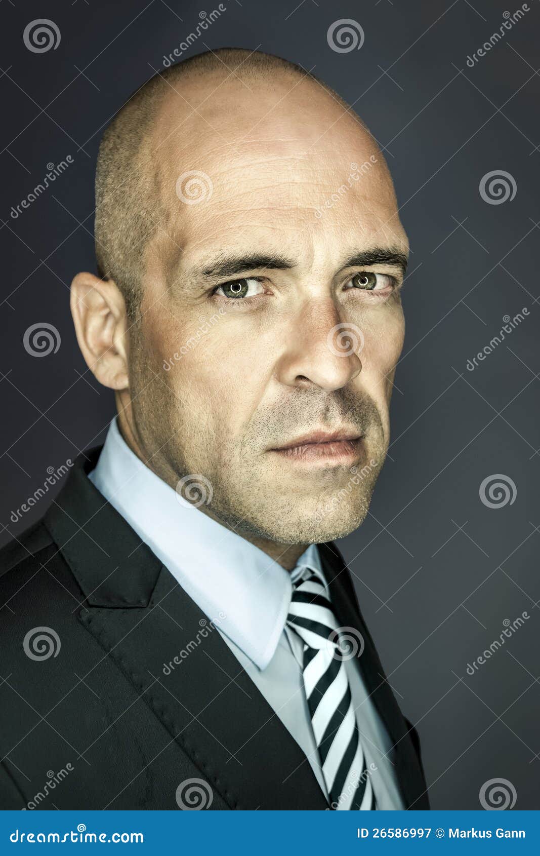 Bald Head Man Royalty Free Stock Photography - Image: 26586997