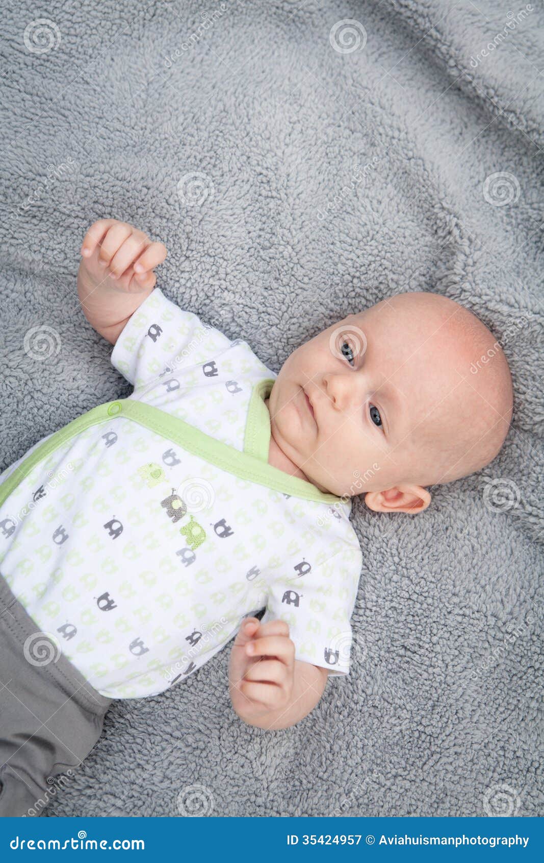 Bald Little Baby stock image. Image of closeup, face - 35424957