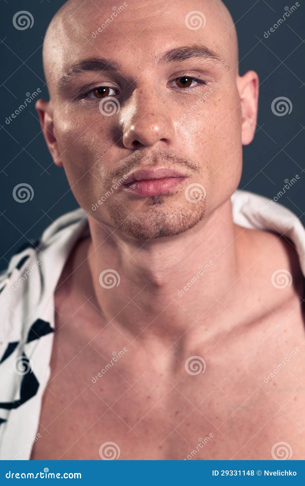 Bald man stock photo. Image of people, confident, look - 29331148