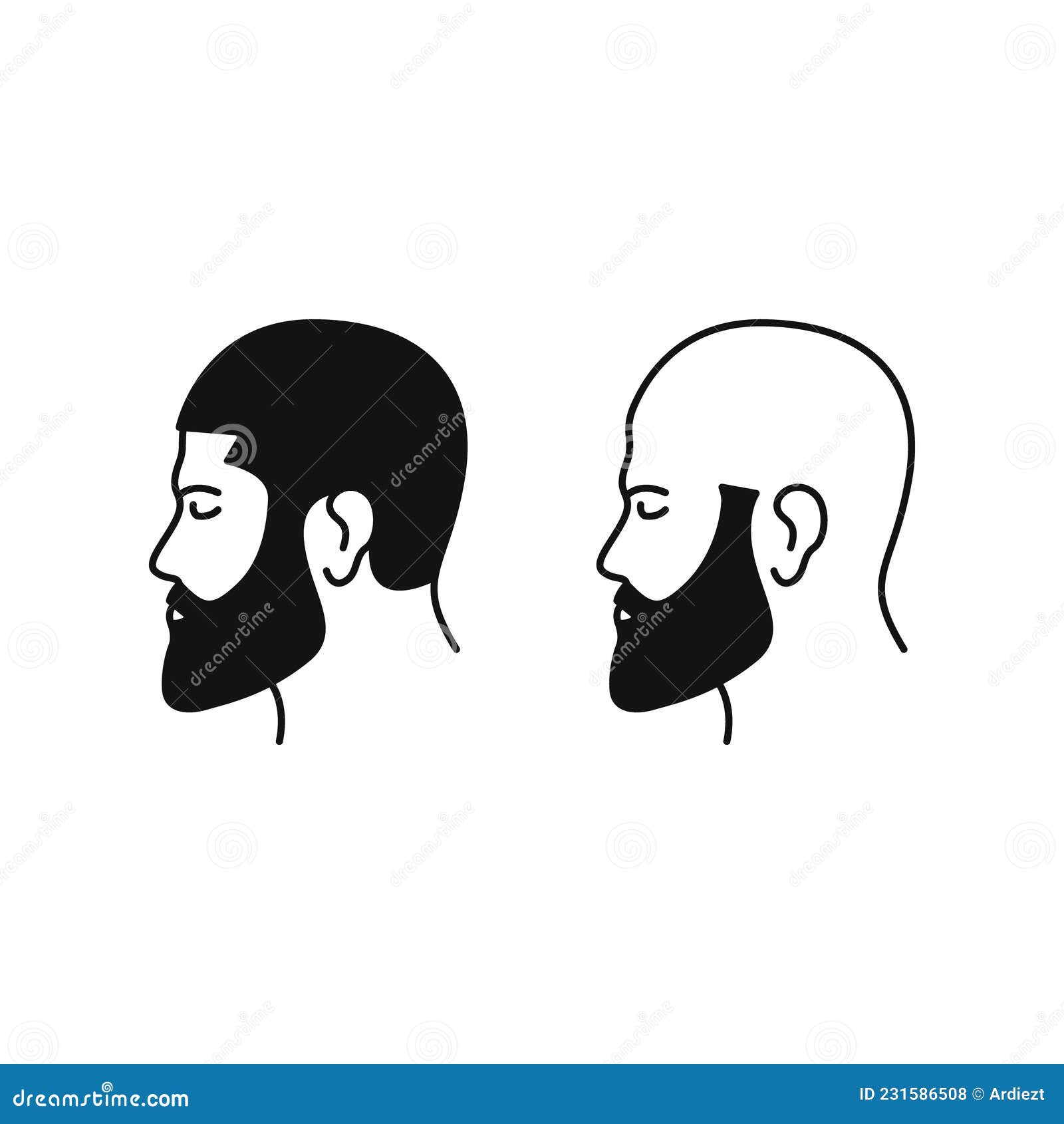 Beard Icon Royalty-Free Stock Photo | CartoonDealer.com #88884525