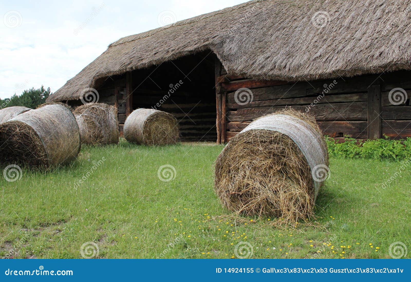 Bale stock image. Image of bale, nature, barns, wooden - 14924155