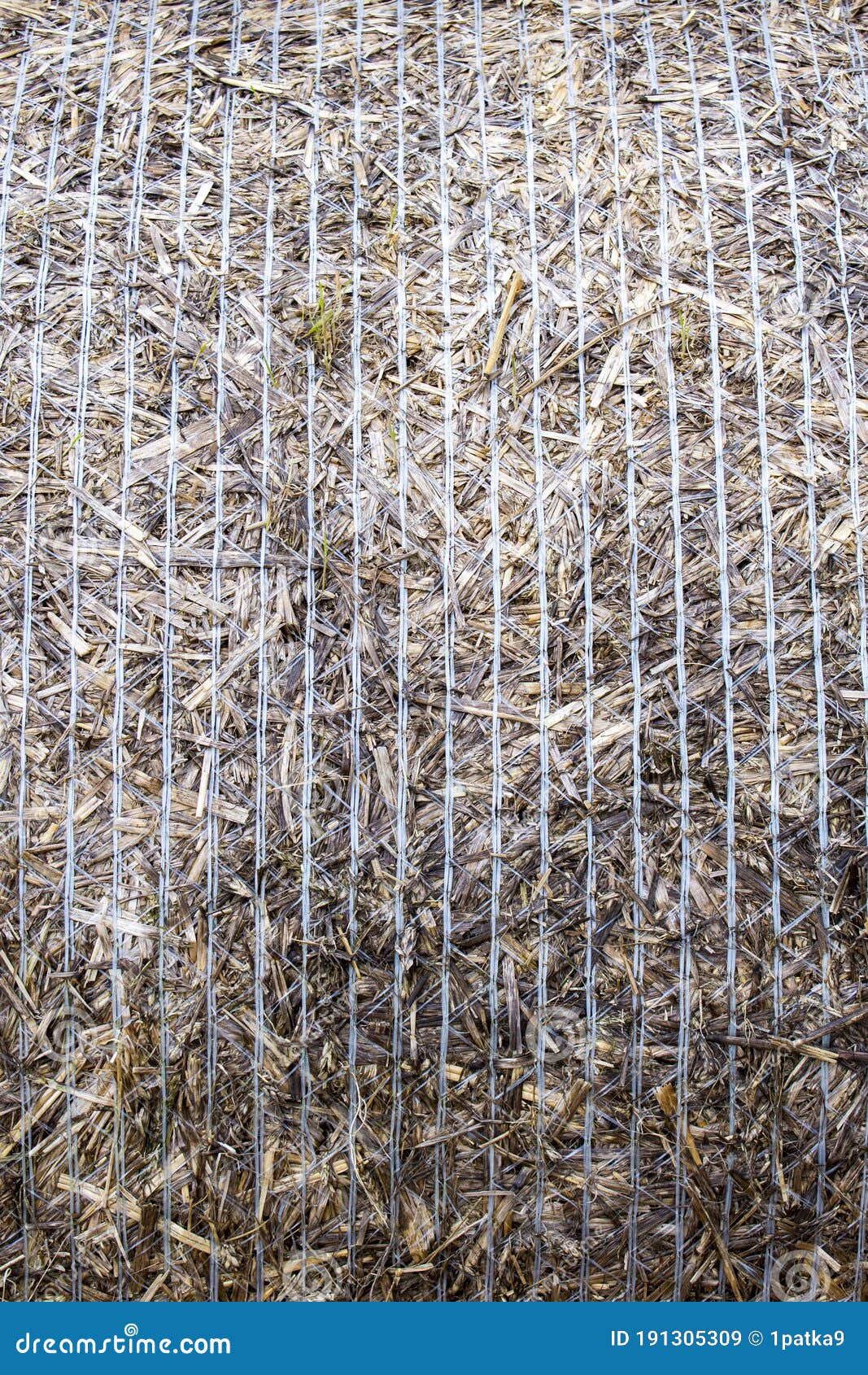 Bale of Dry Hay Pattern / Wallpaper / Background / Texture. Stock Image ...