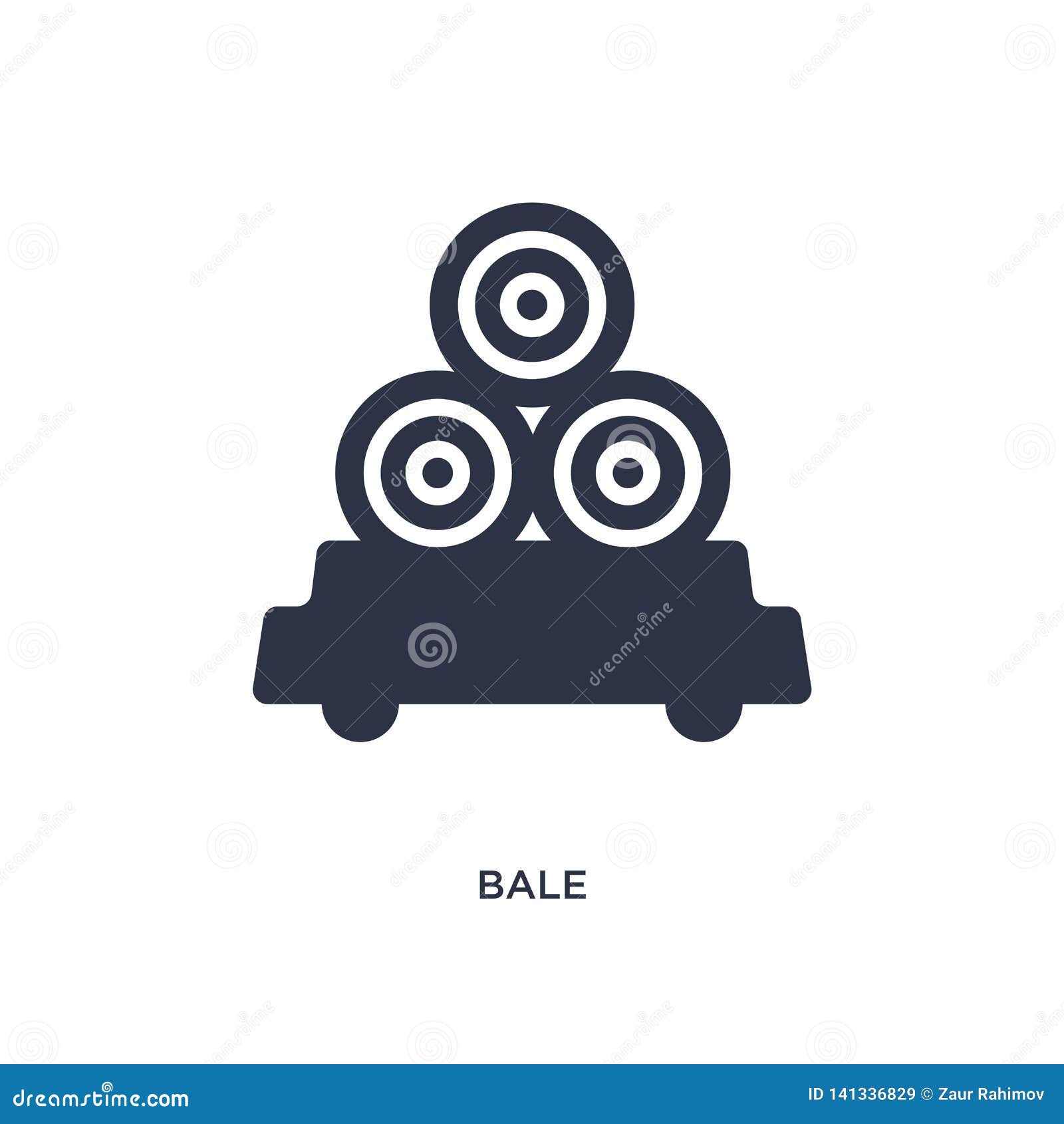Bale Icon On White Background. Simple Element Illustration From ...