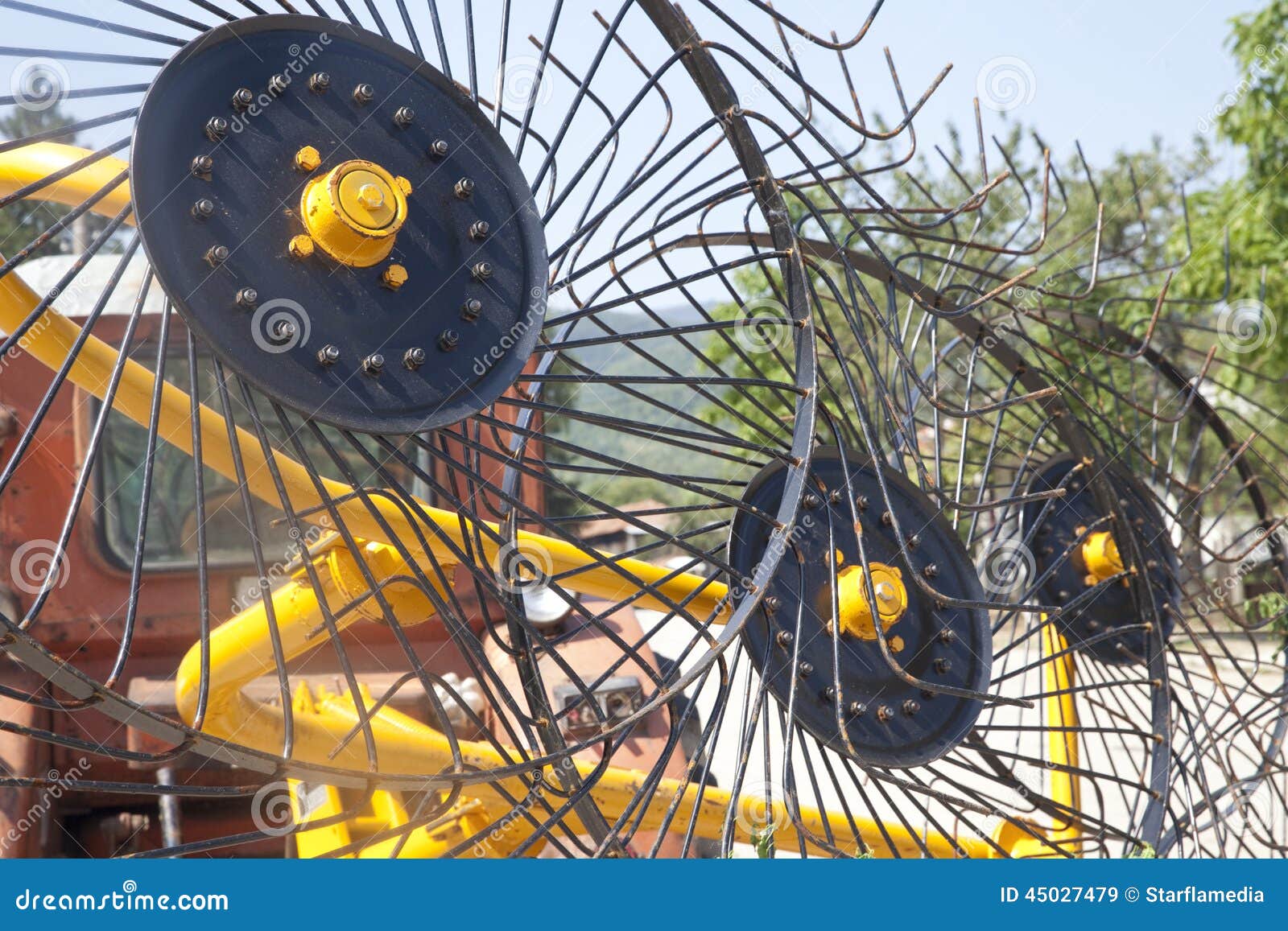 Bale Machine stock image. Image of farm, outdoors, stack - 45027479