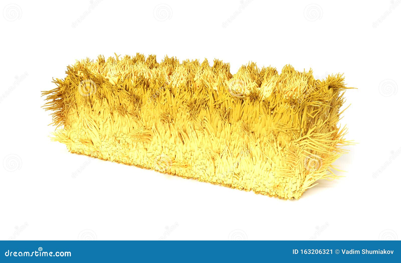 Bale On White Background Hay Bale 3d Render With Alpha Channel Royalty ...