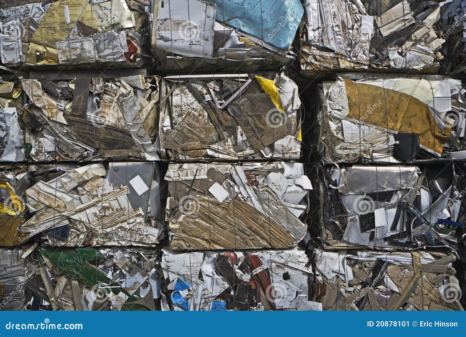 Baled Scrap Metal stock image. Image of technology, energy - 20878101