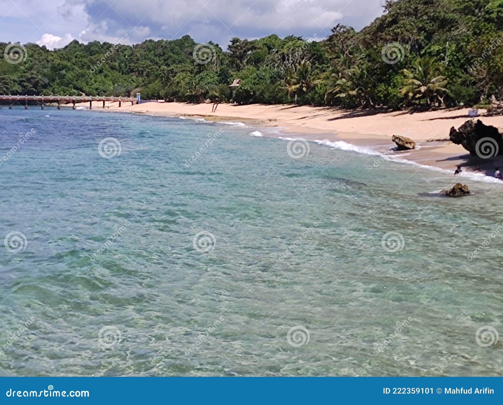 Balekambang beach stock image. Image of ocean, cape - 222359101