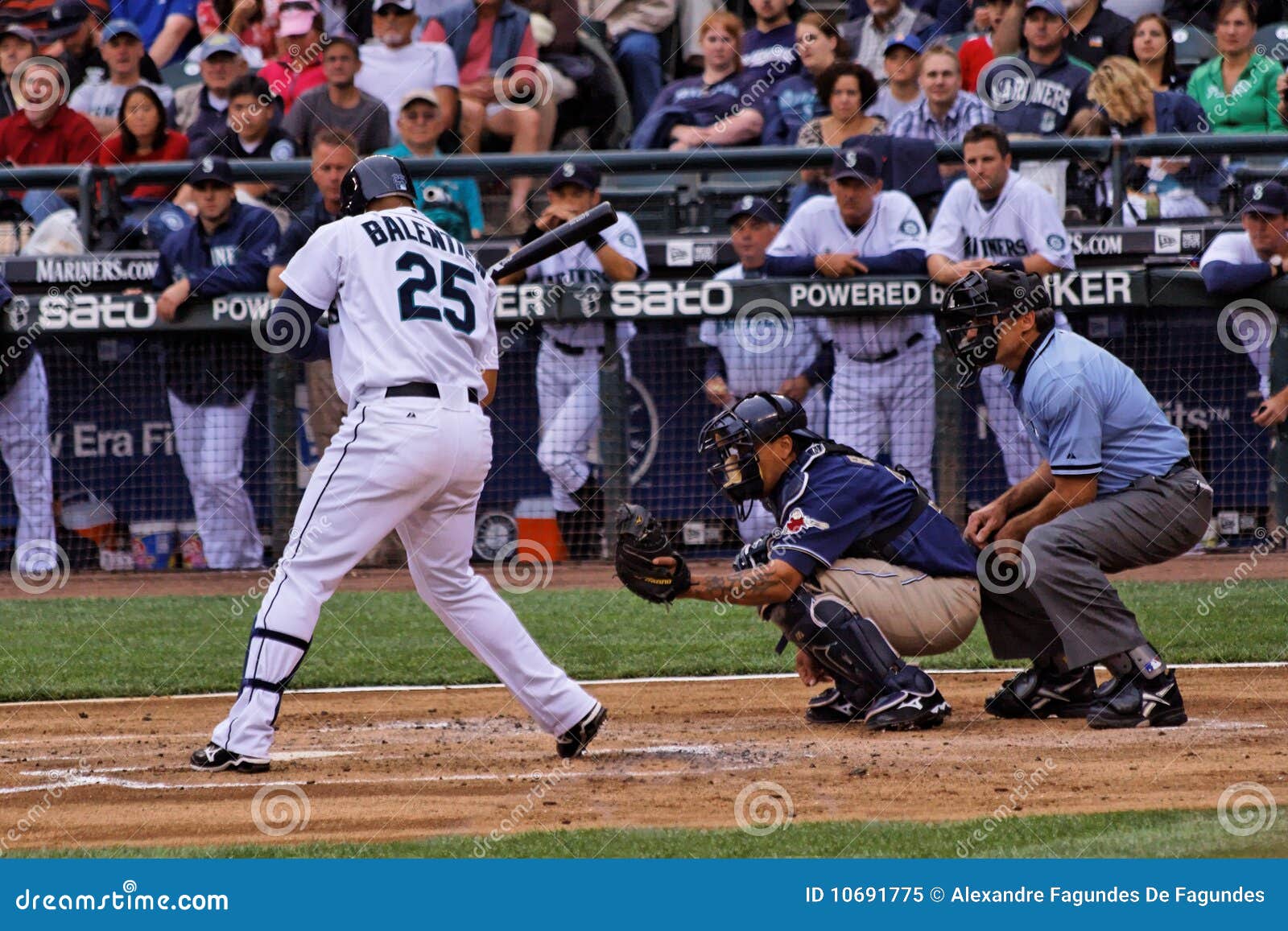 Balentien Mariners Baseball Player Editorial Image - Image of safeco ...