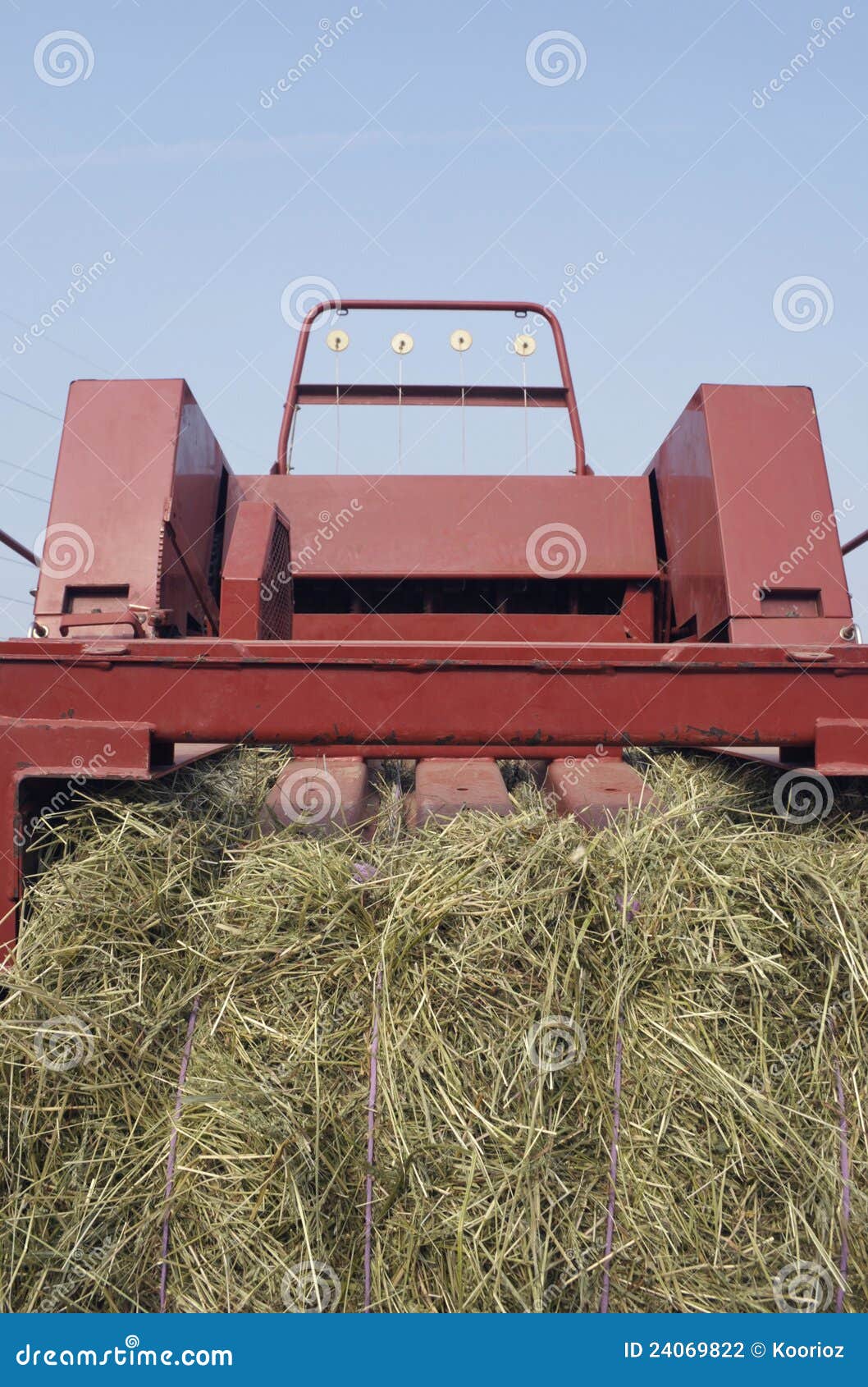 Baler machine stock photo. Image of ball, agricultural - 24069822