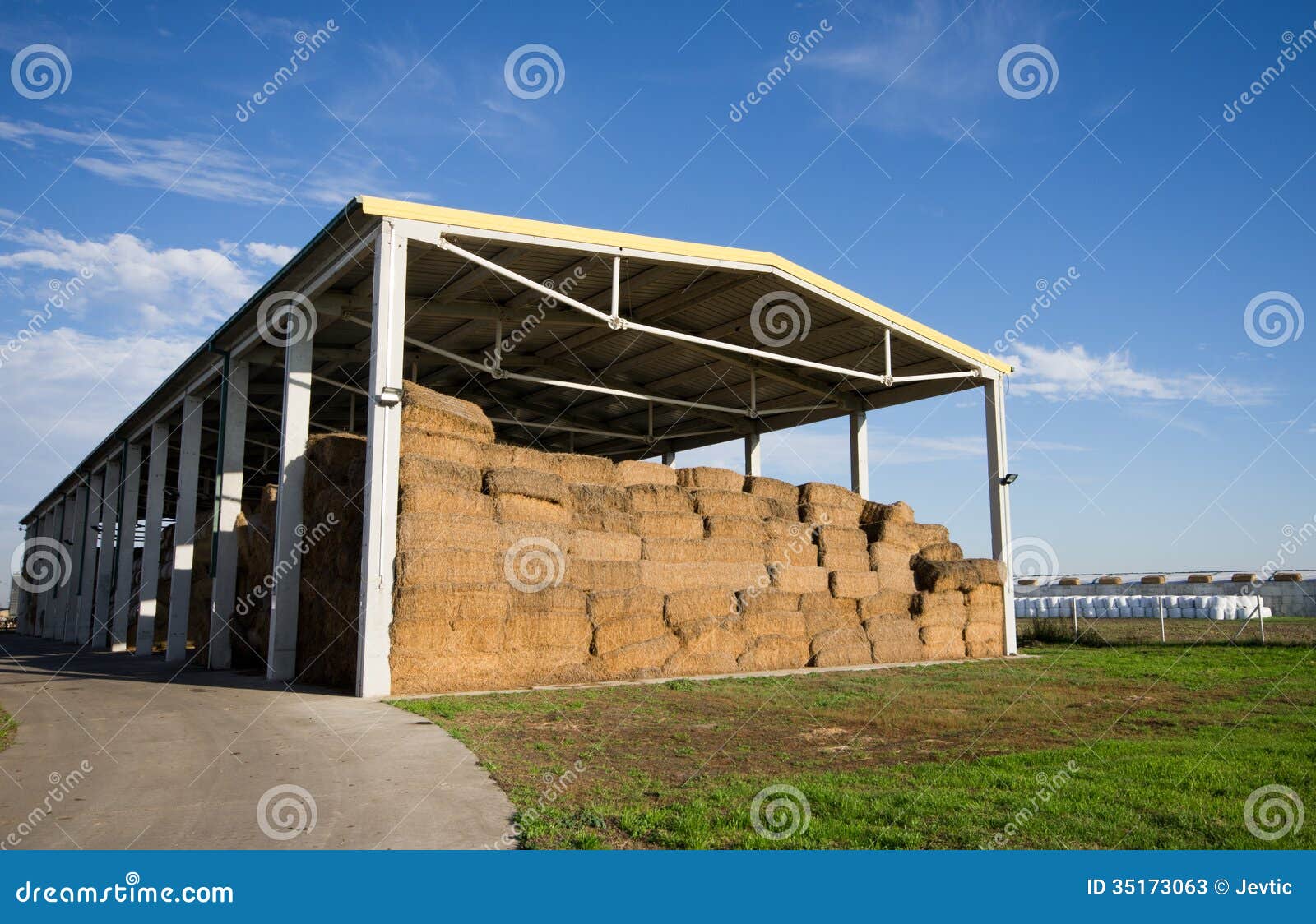 Bales storage stock image. Image of modern, country, huge - 35173063