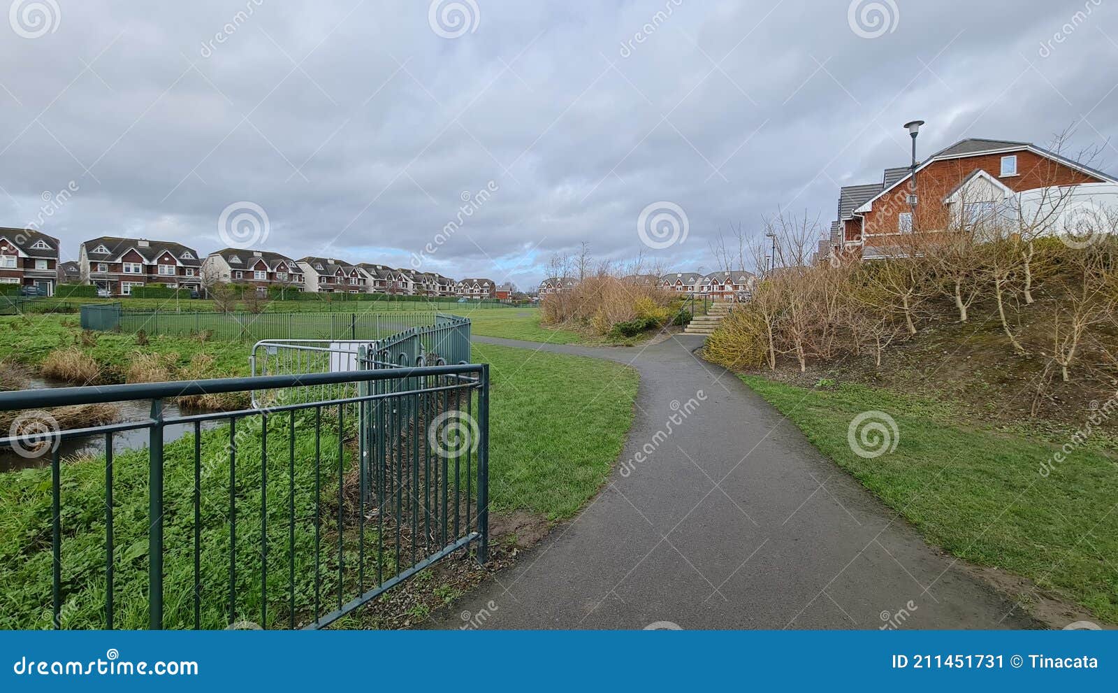 Balgriffin Neighborhood in Dublin 13 Stock Image - Image of tree ...