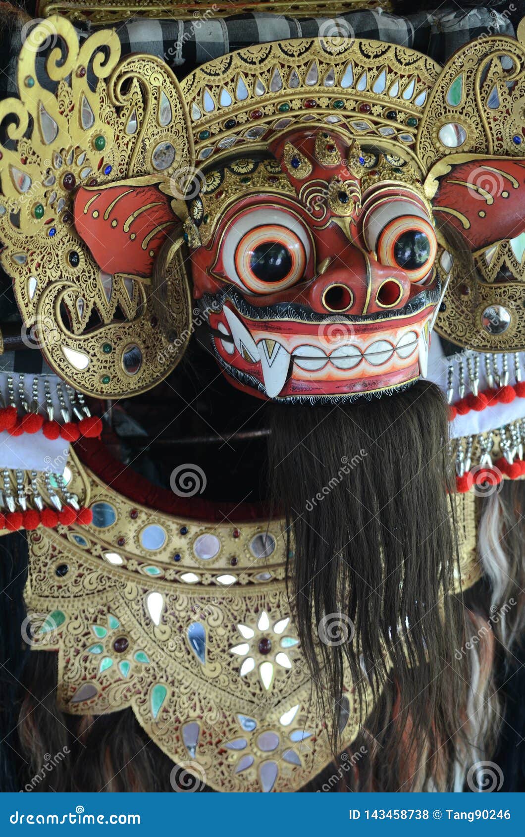 Barong and Rangda Used in Bali Traditional Religious Dance Stock Photo ...
