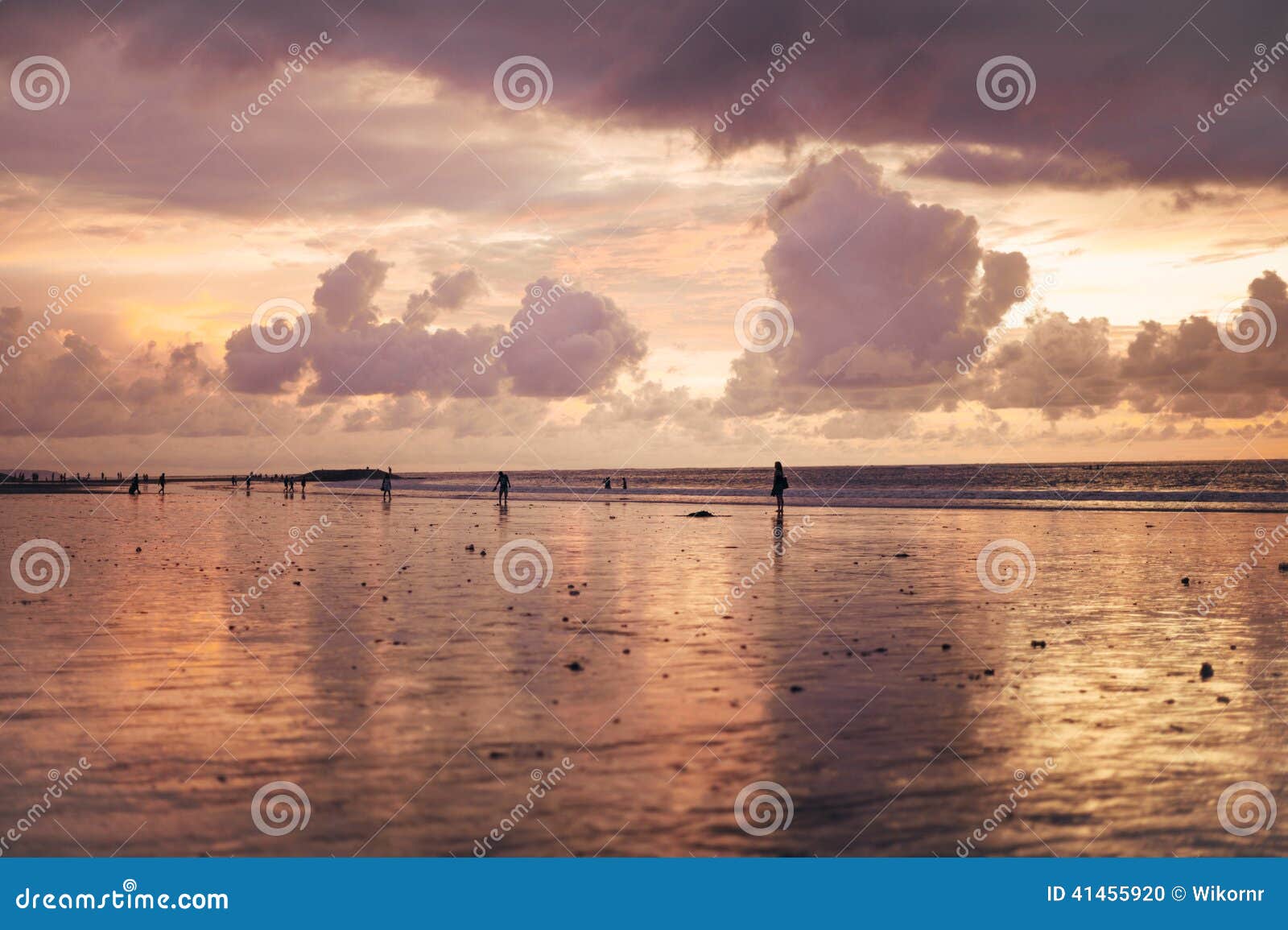 Bali Beach sunset stock photo. Image of beach, view, beautiful - 41455920
