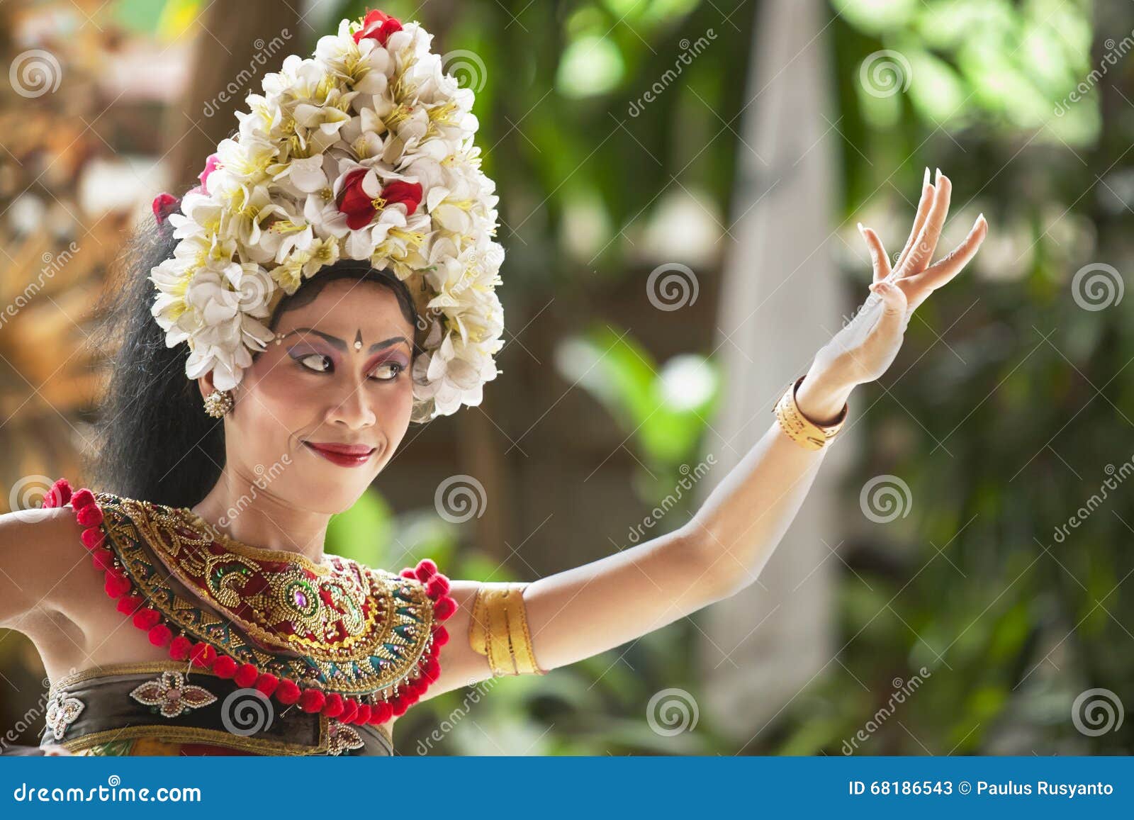 Bali Dancer Performing Outdoor Editorial Stock Photo - Image of holy ...