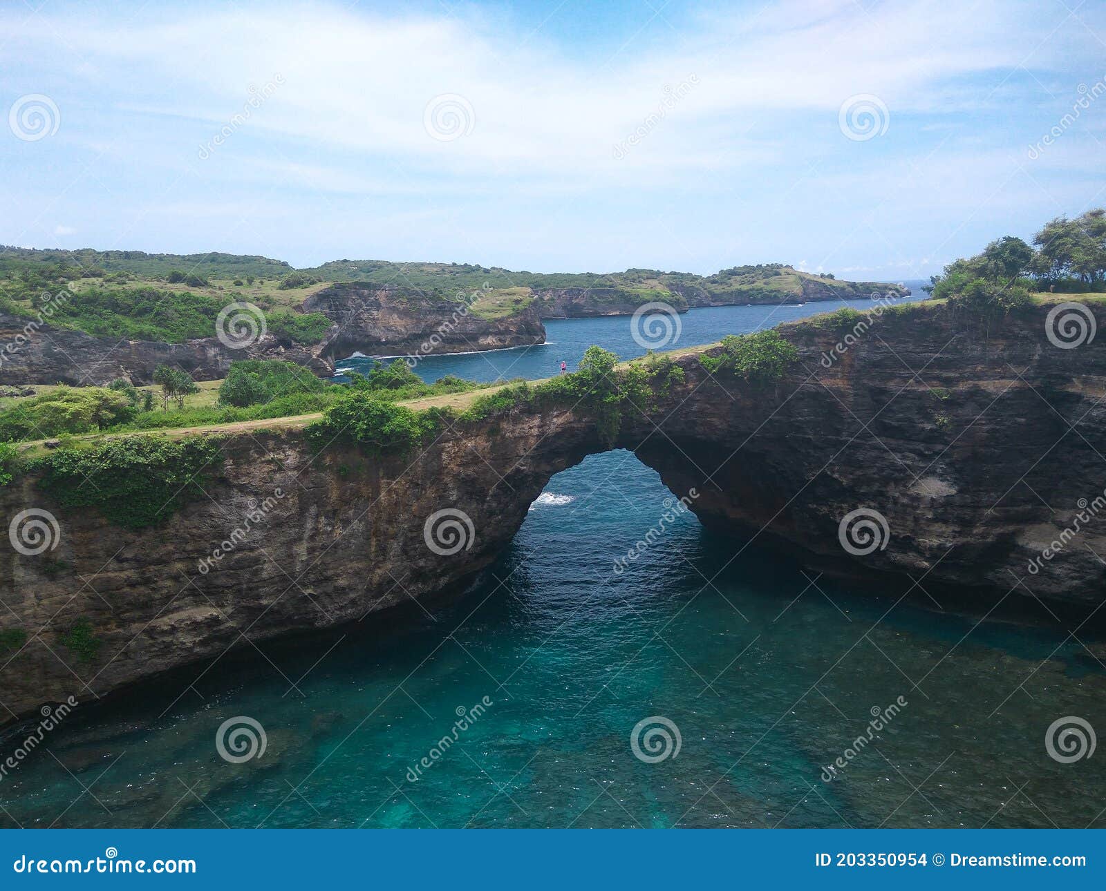 Bali De La Isla De Nusa Penida Foto de archivo - Imagen de isla, bali ...