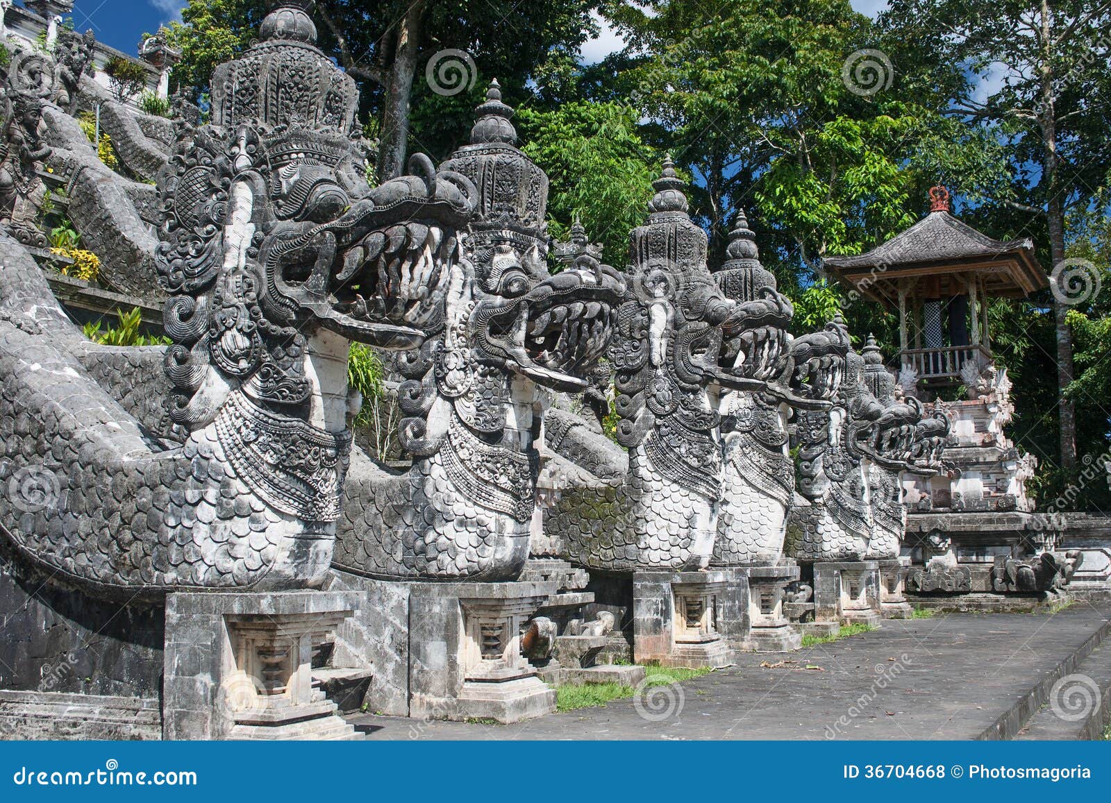 Bali Dragons stock photo. Image of monument, indonesian - 36704668