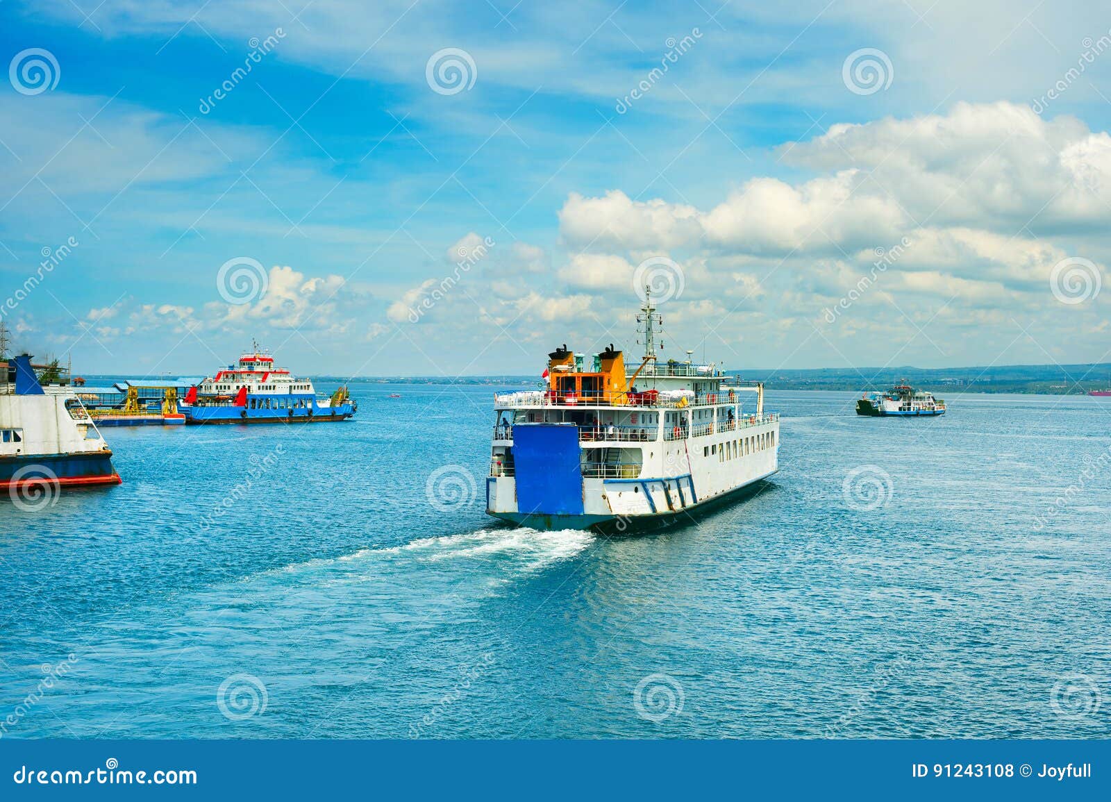 Bali Ferry Transportation, Indonesia Stock Photo - Image of ferry ...