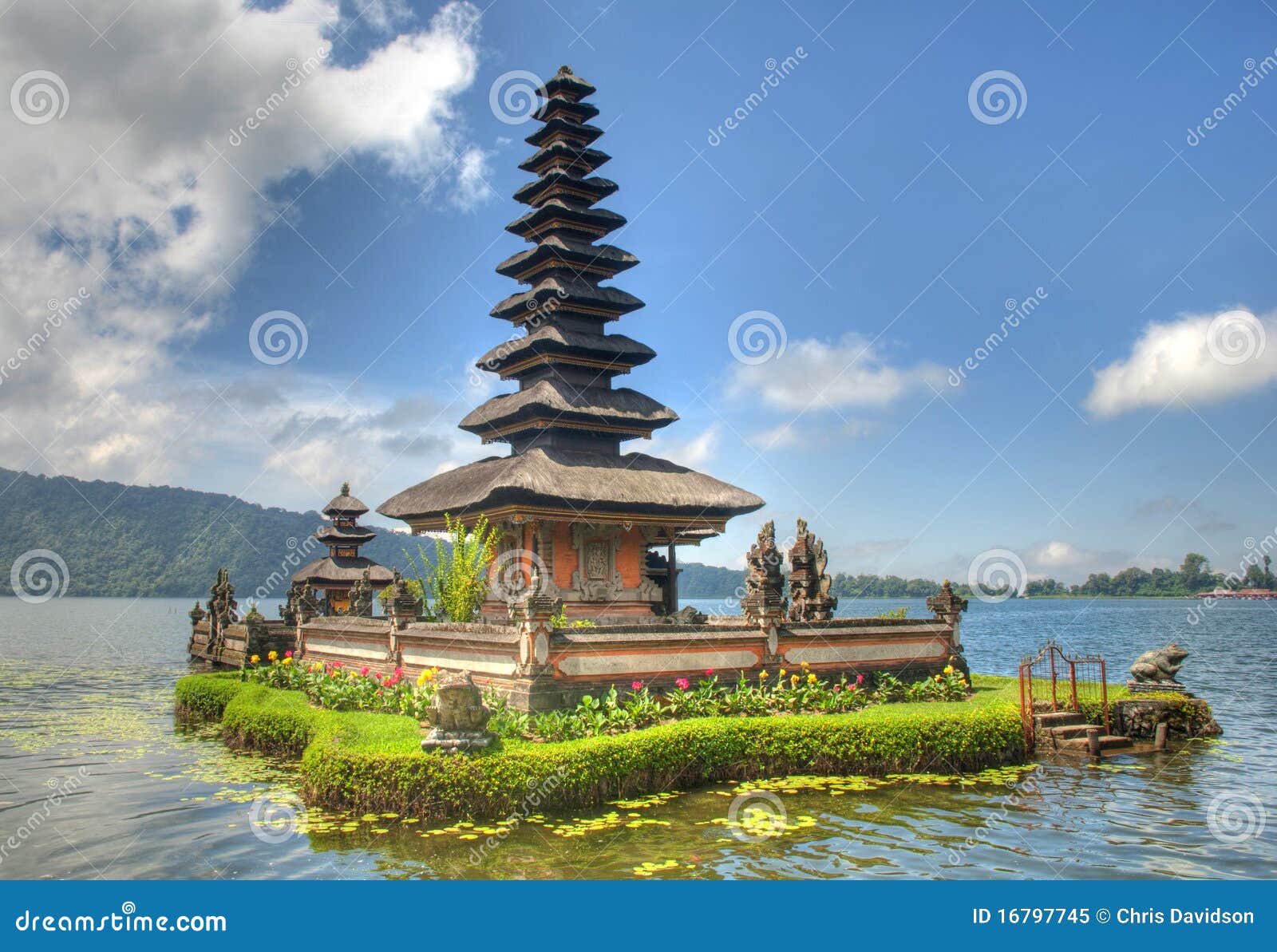 Bali Floating Temple stock image. Image of historic, floating - 16797745